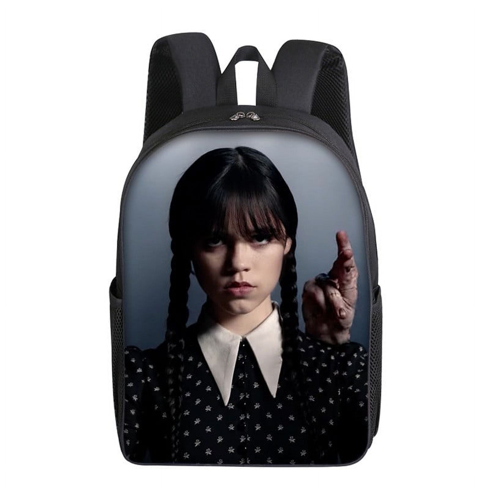 Vlemua Wednesday Addams Backpack School Supplies Wednesday Addams Merch ...