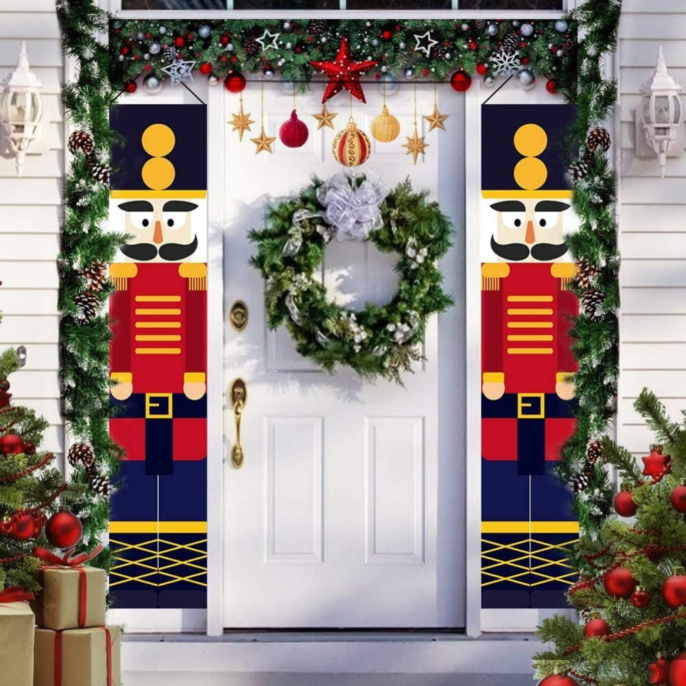 Vlemua Festival Gifts Cute New Christmas Couplets, Hanging Cloth ...