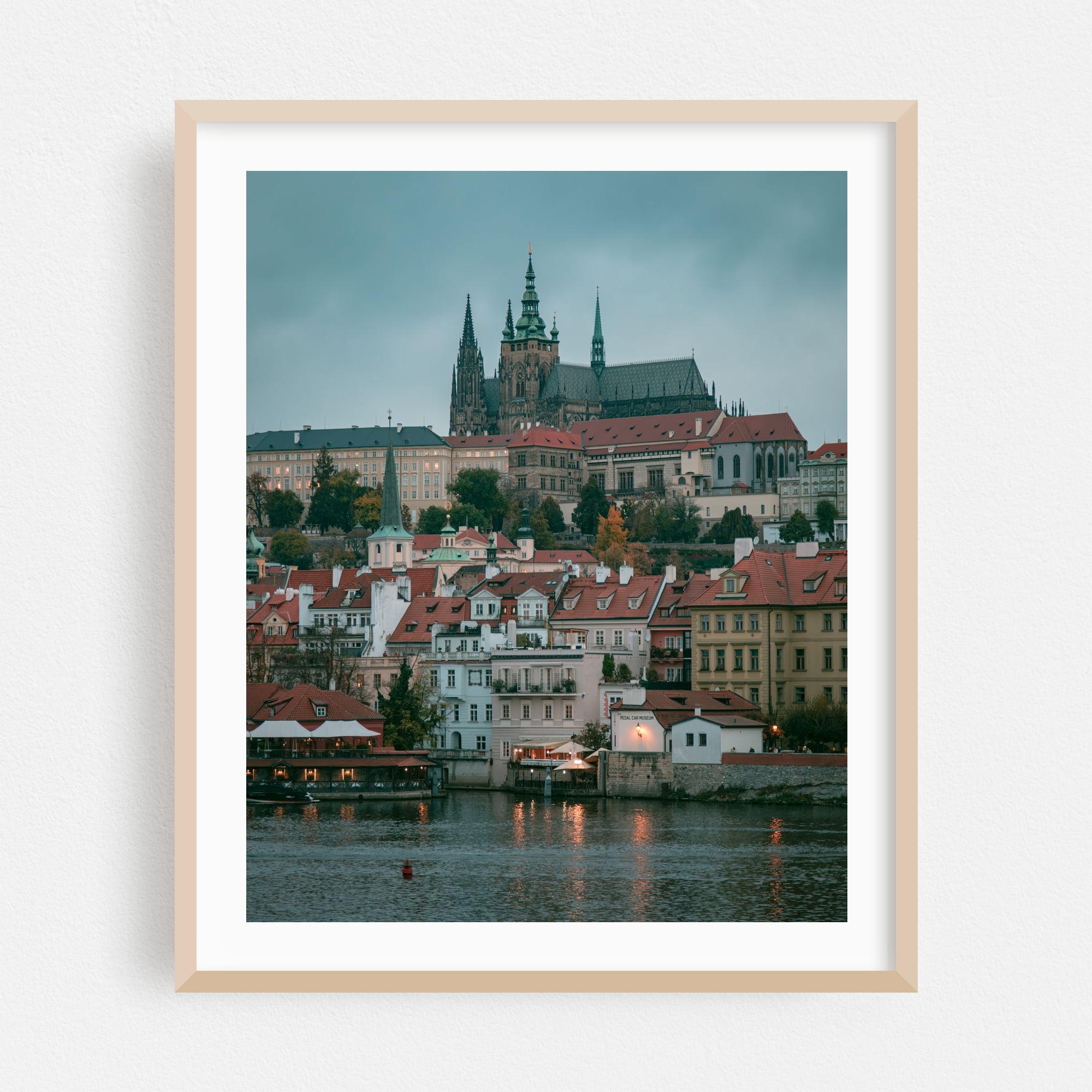 The Vltava & Prague Castle - Prague Czechia Photography Cityscape ...