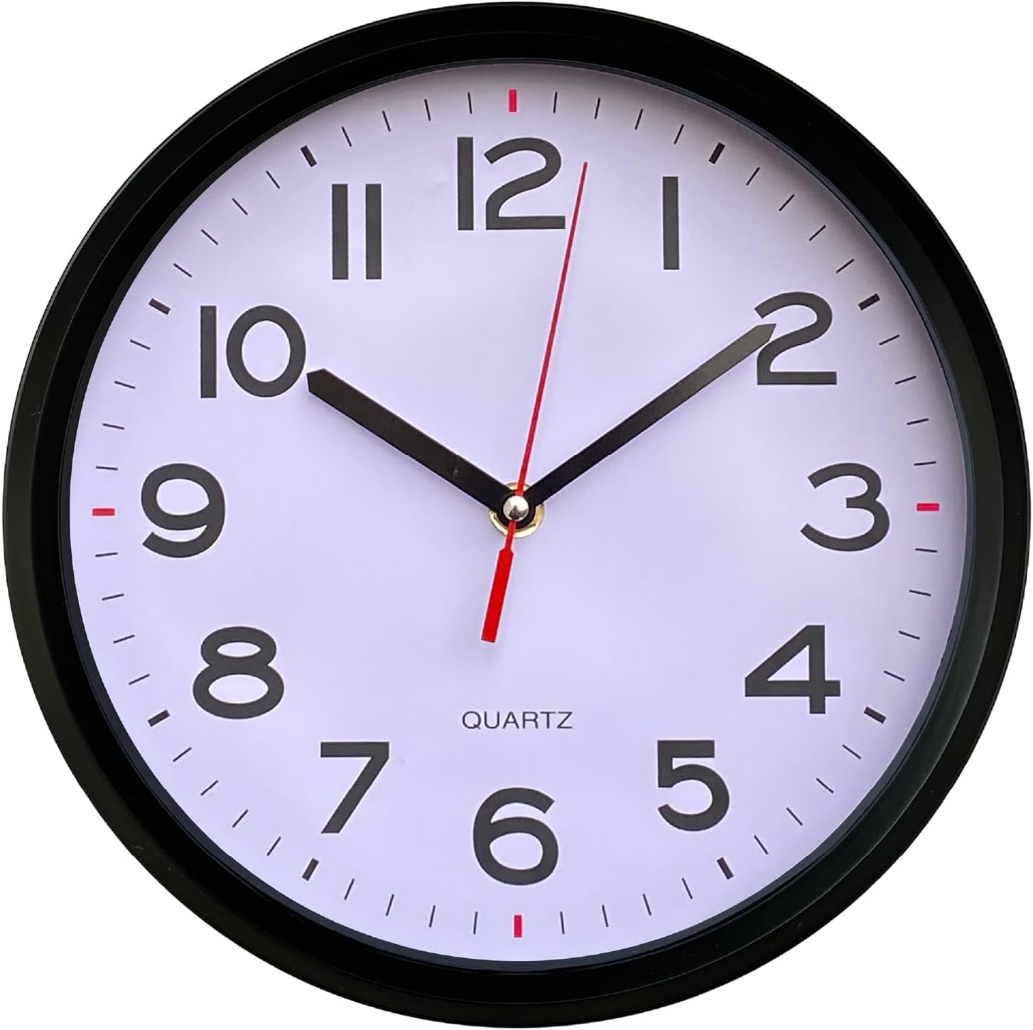 Vmarketingsite Modern Silent, Non Ticking Wall Clocks Battery Operated 12 Inch Easy to Read ...
