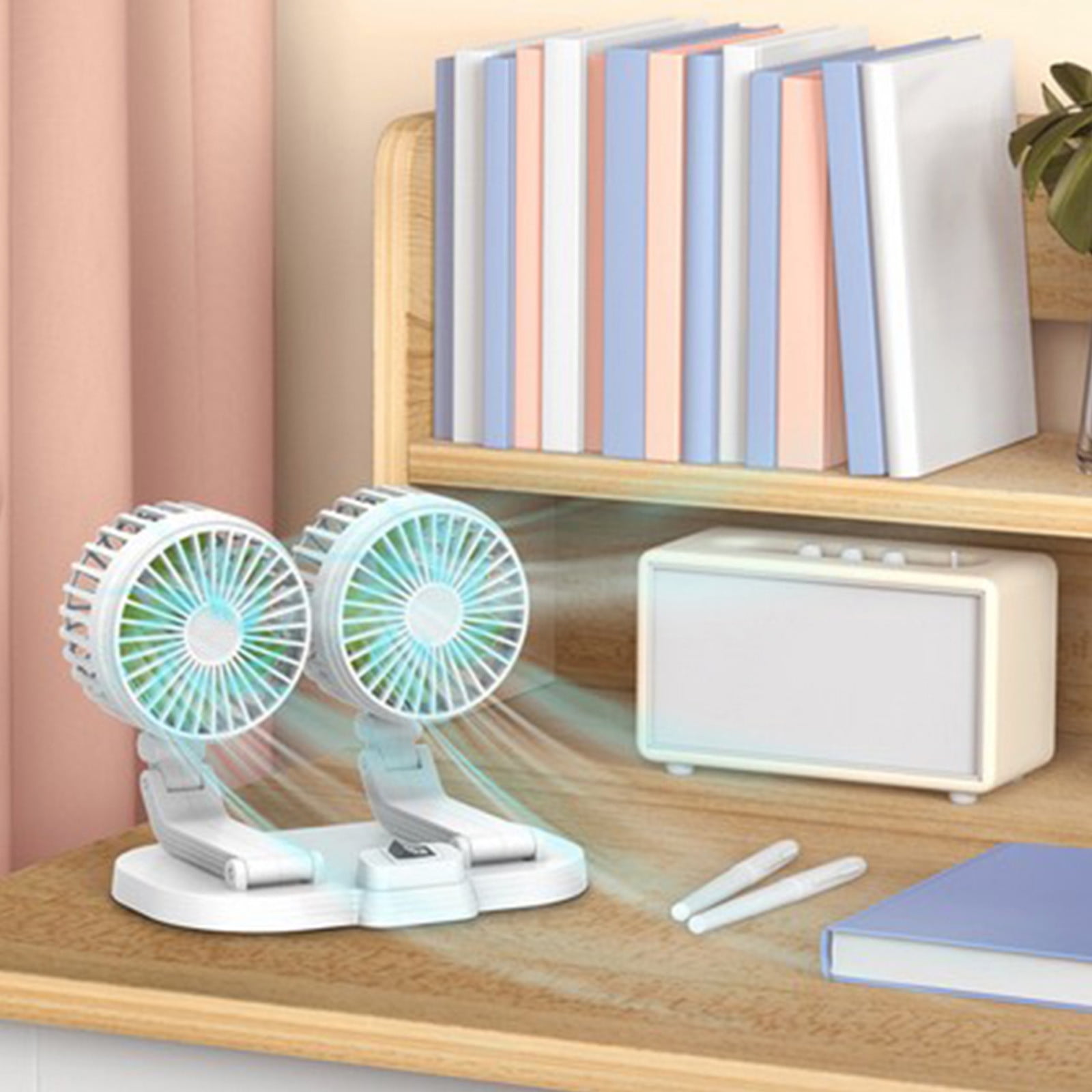 Vmvidoty Portable Mini Fan Use Fan For Home And Car With 2-speed ...