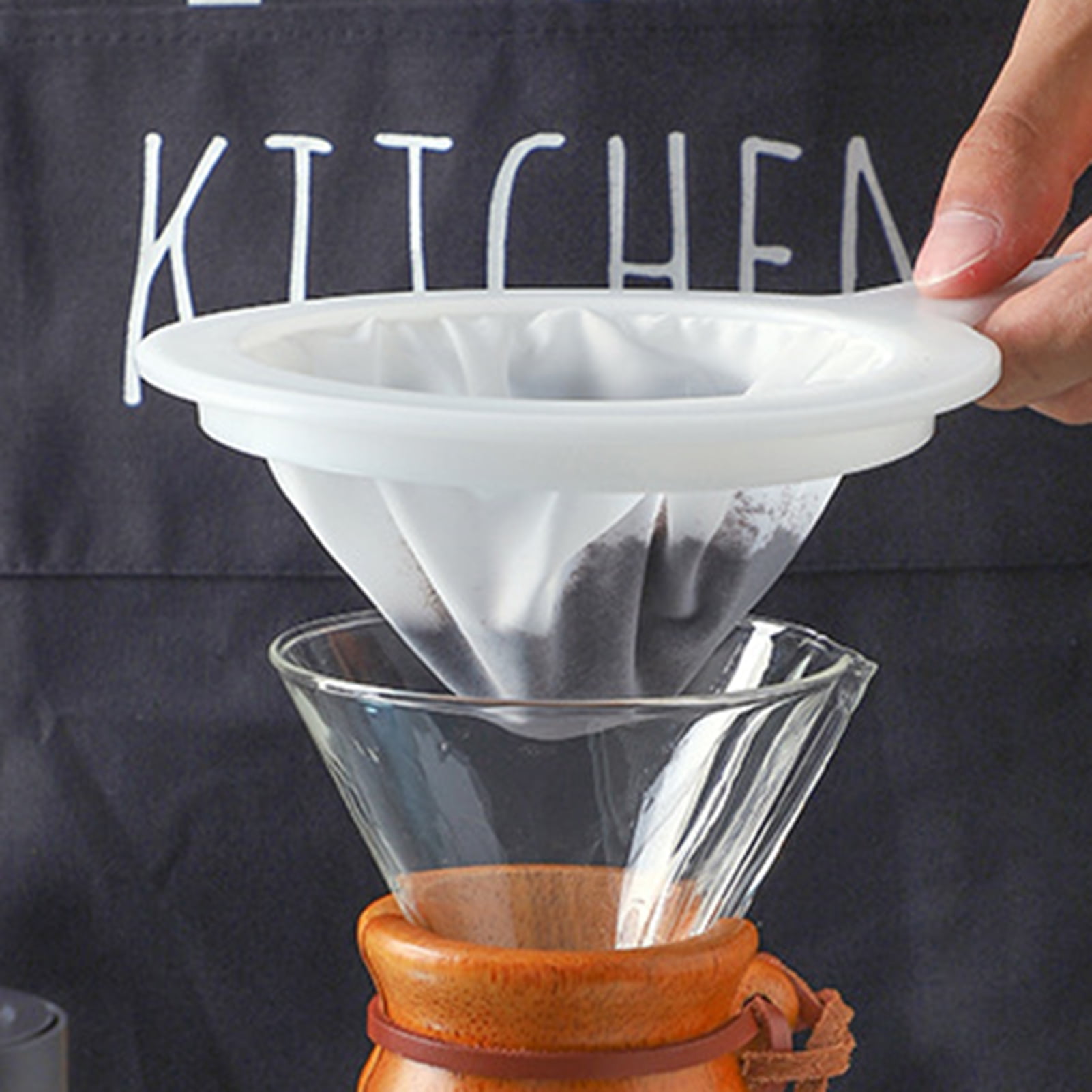 Vnanda 3Packs Reusable Kitchen Ultra-Fine Nylon Mesh Strainer I Plastic ...