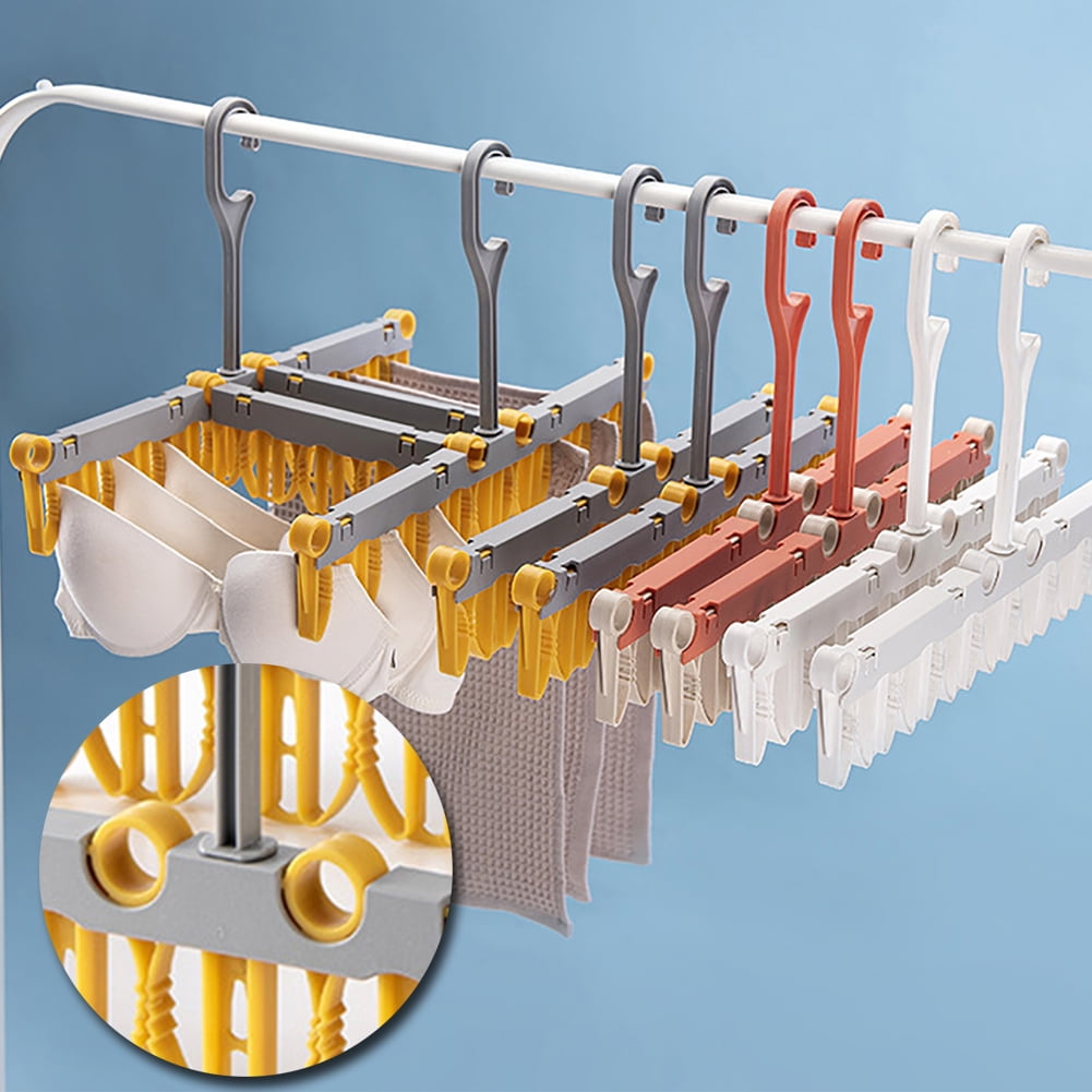 Vnanda Foldable Clothes Drying Hanger Laundry Drying Rack, Sock Dryer ...