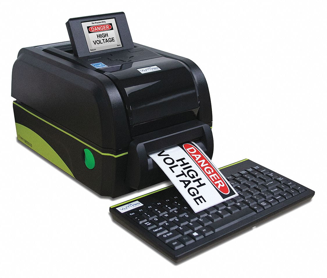 Vnm Signmaker Safety Label Printer,4 in Print Width VNM4 PRO - Walmart.com