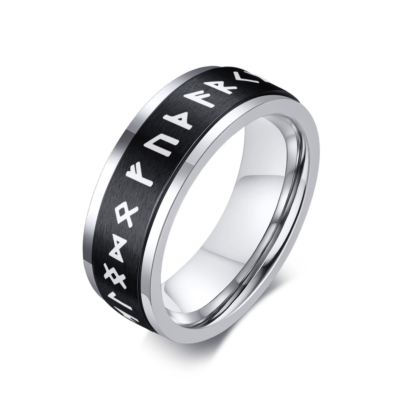 Vnox Men's Anxiety Ring, Stainless Steel Viking Fidget Rings - Walmart.com
