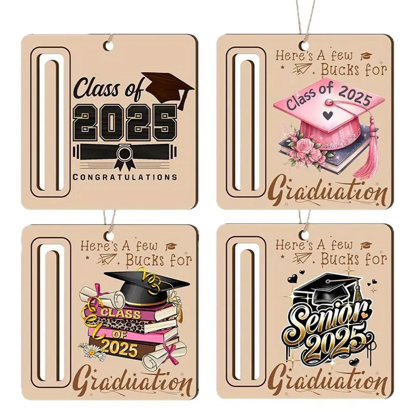 Vntub 2025 Graduation Season Wallet Cash Clip Personalized Wallet Gift ...