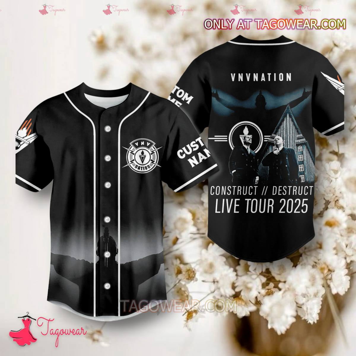 Vnv Nation Construct Destruct Live Tour 2025 Personalized HFN Adult And ...