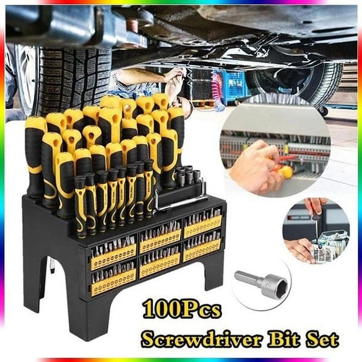 Vobor 100 PCS Precision Multi-type Screwdrivers and Bits Nuts Screws ...