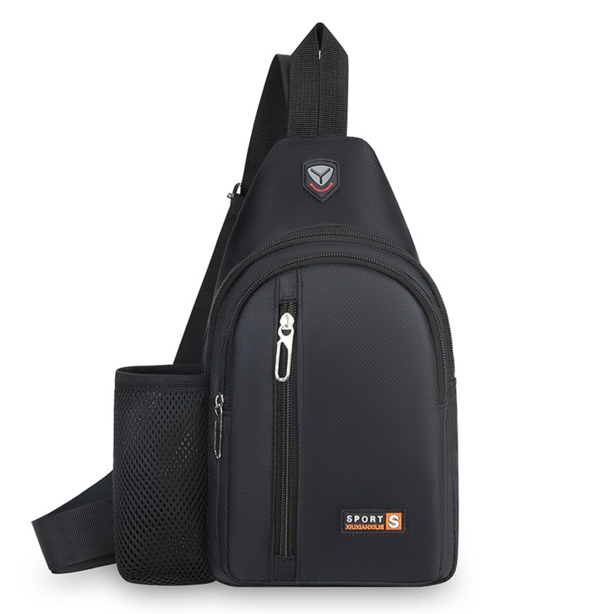 Vobzolite Small Sling Bag with Water Bottle Holder, Waterproof ...