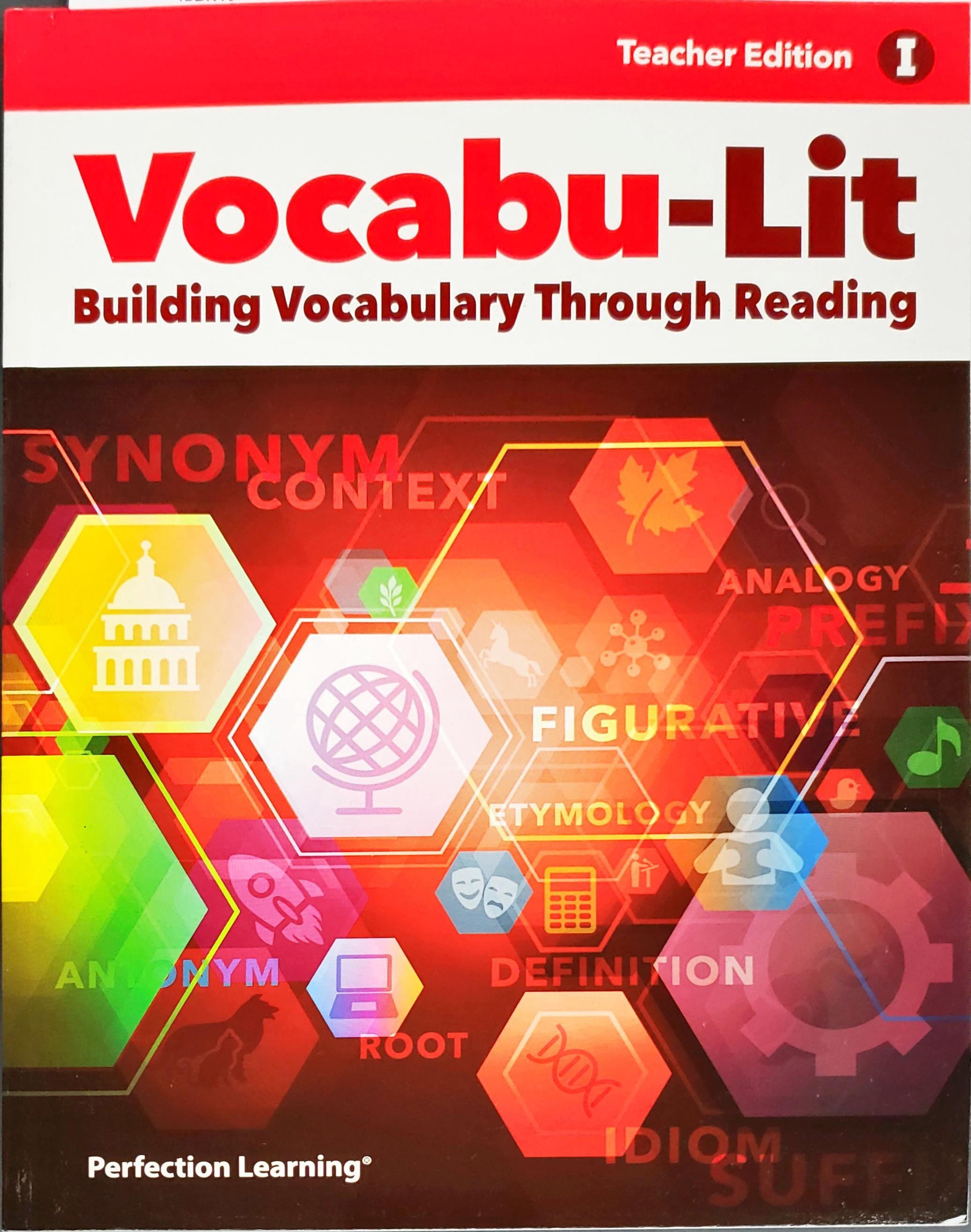 Vocabu-Lit; Building Vocabulary Through Reading, Level I, Teacher ...