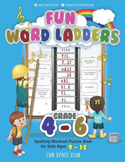Vocabulary Builder Workbook for Kids Bui Fun Word Ladders Grades 4-6 ...