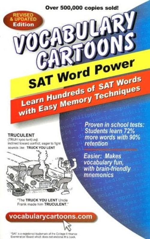 Pre-Owned Vocabulary Cartoons, SAT Word Power: Learn Hundreds of SAT ...