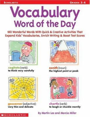 Pre-Owned Vocabulary Word of the Day: 180 Wonderful Words with Quick ...
