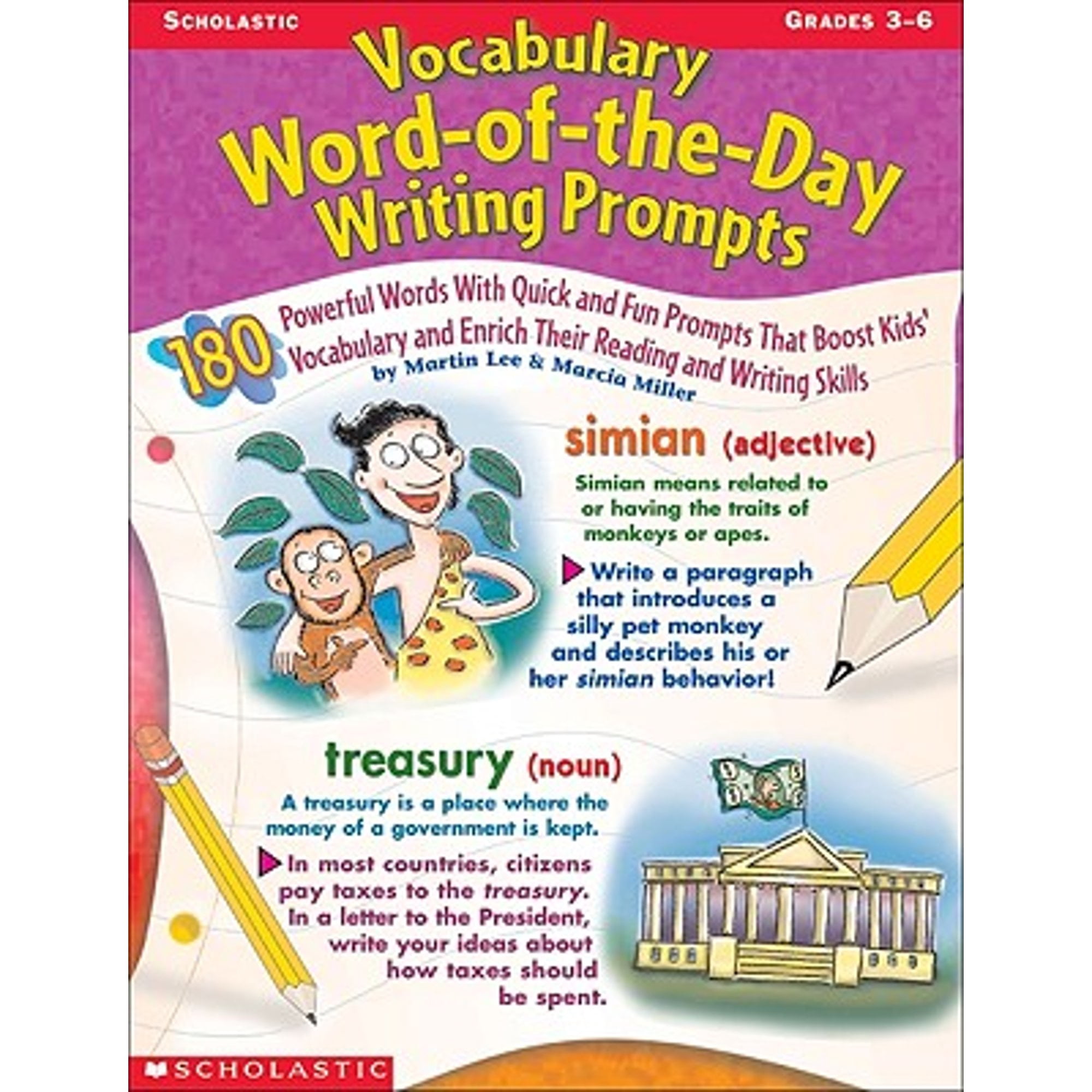 Pre-Owned Vocabulary Word-Of-The-Day Writing Prompts (Paperback ...