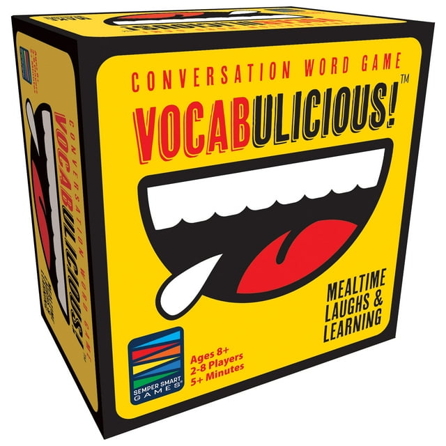 Vocabulicous! - Mealtime Laughs & Learning, Conversation Word Card Game ...