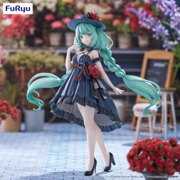 Furyu Vocaloid Trio-Try-iT Hatsune Miku (Outing Dress) Figure, 7.48 ...