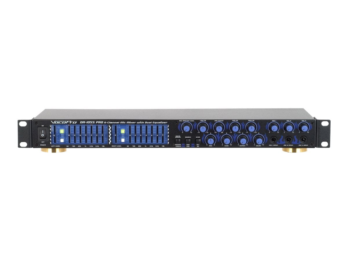 VocoPro DA-1055 PRO - Analog mixer - rack-mountable - Walmart.com