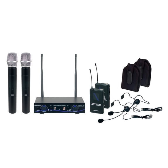 Dual Channel Digital Wireless Handheld/Headset/Instrument system ...