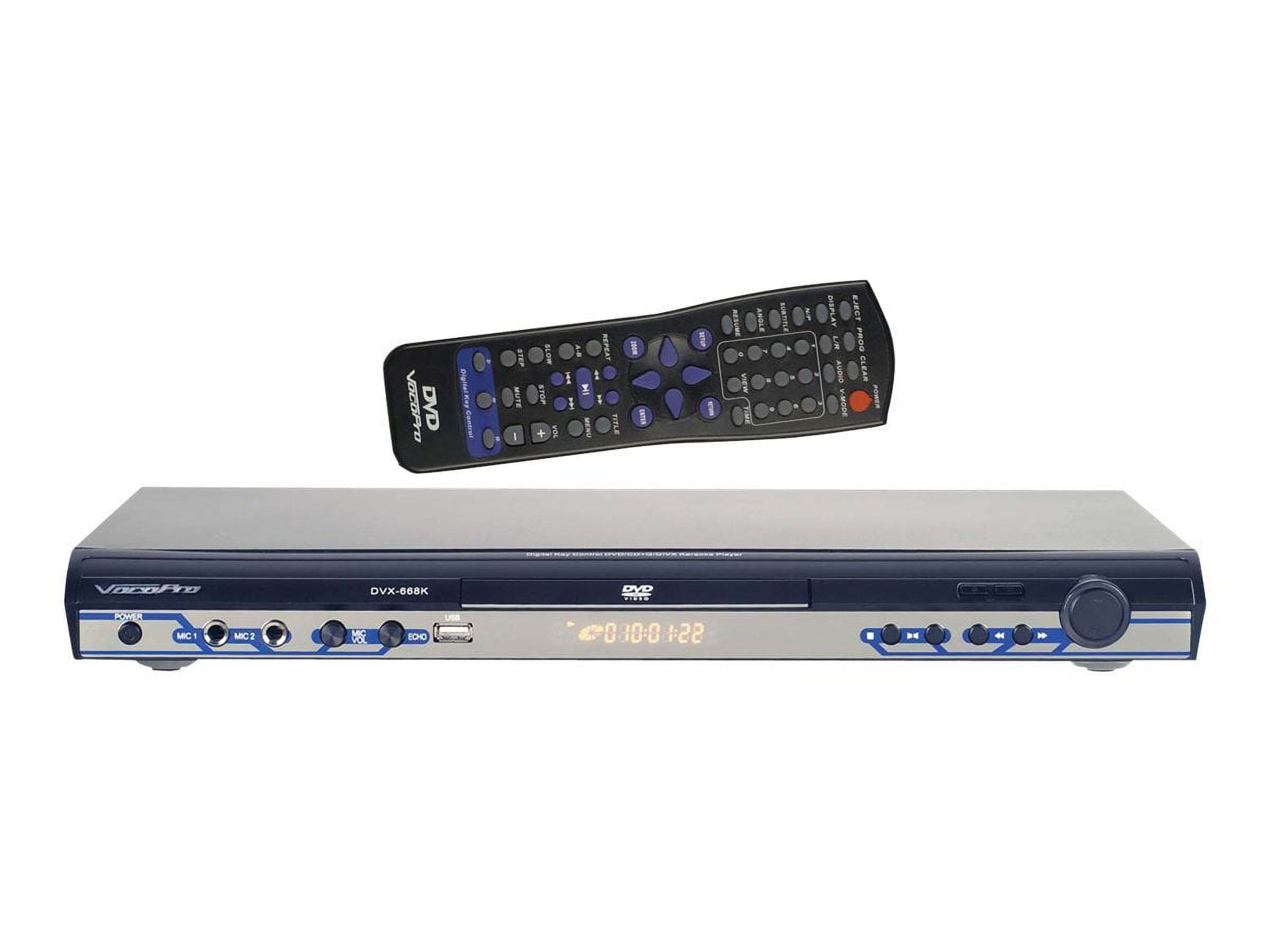 Multi Format USB/DVD/CD-G Karaoke Player - Walmart.com