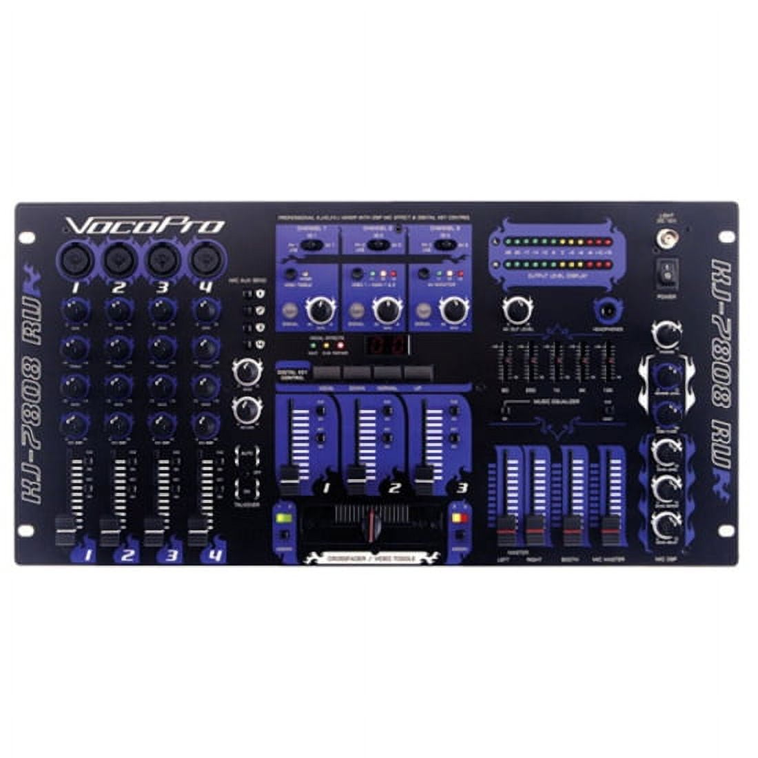 VocoPro KJ7808RV Karaoke Audio and Video Mixer - Walmart.com