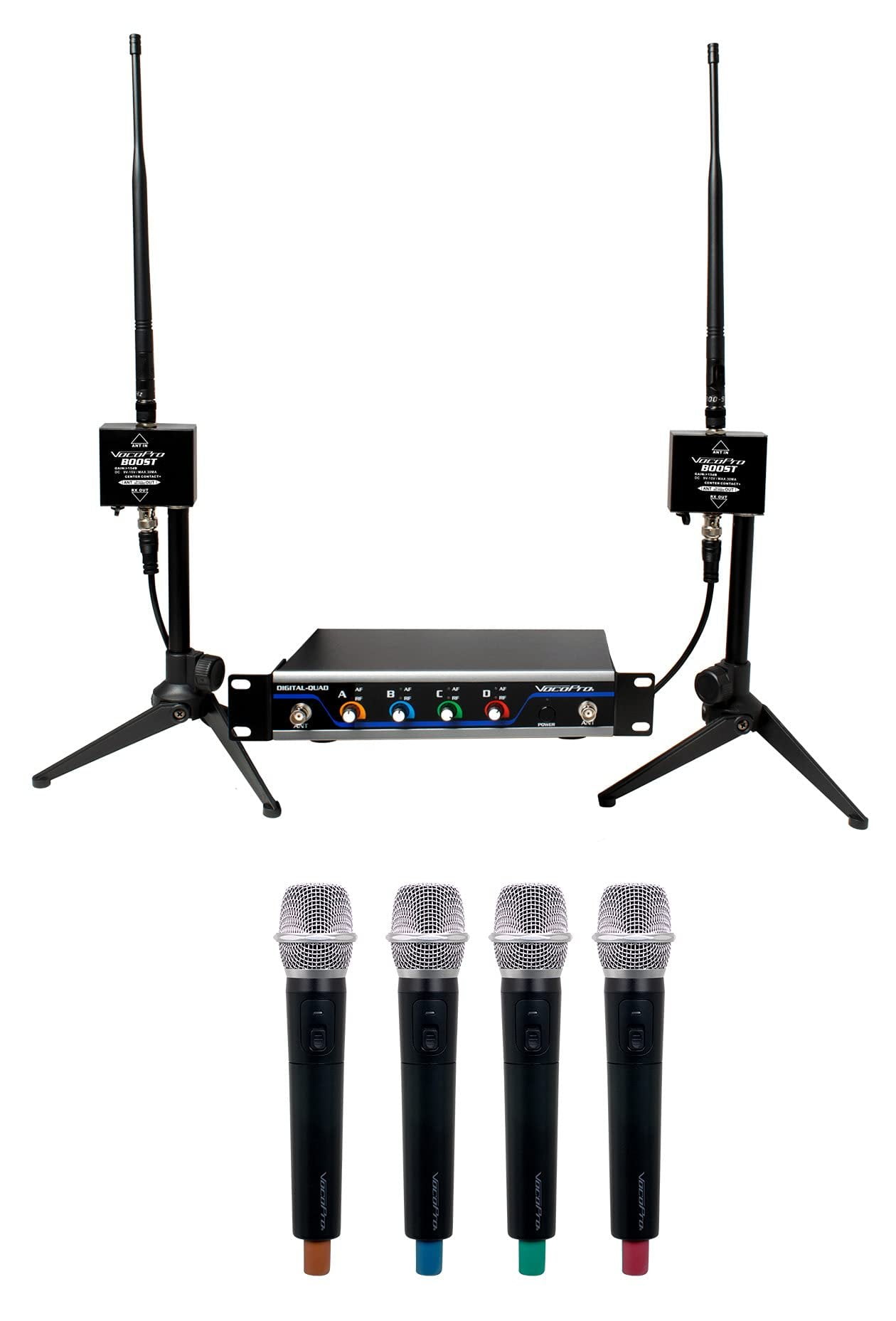 VocoPro System, coaxial, BOOST-ACAPELLA-4-600ft. Long-Range Digital ...