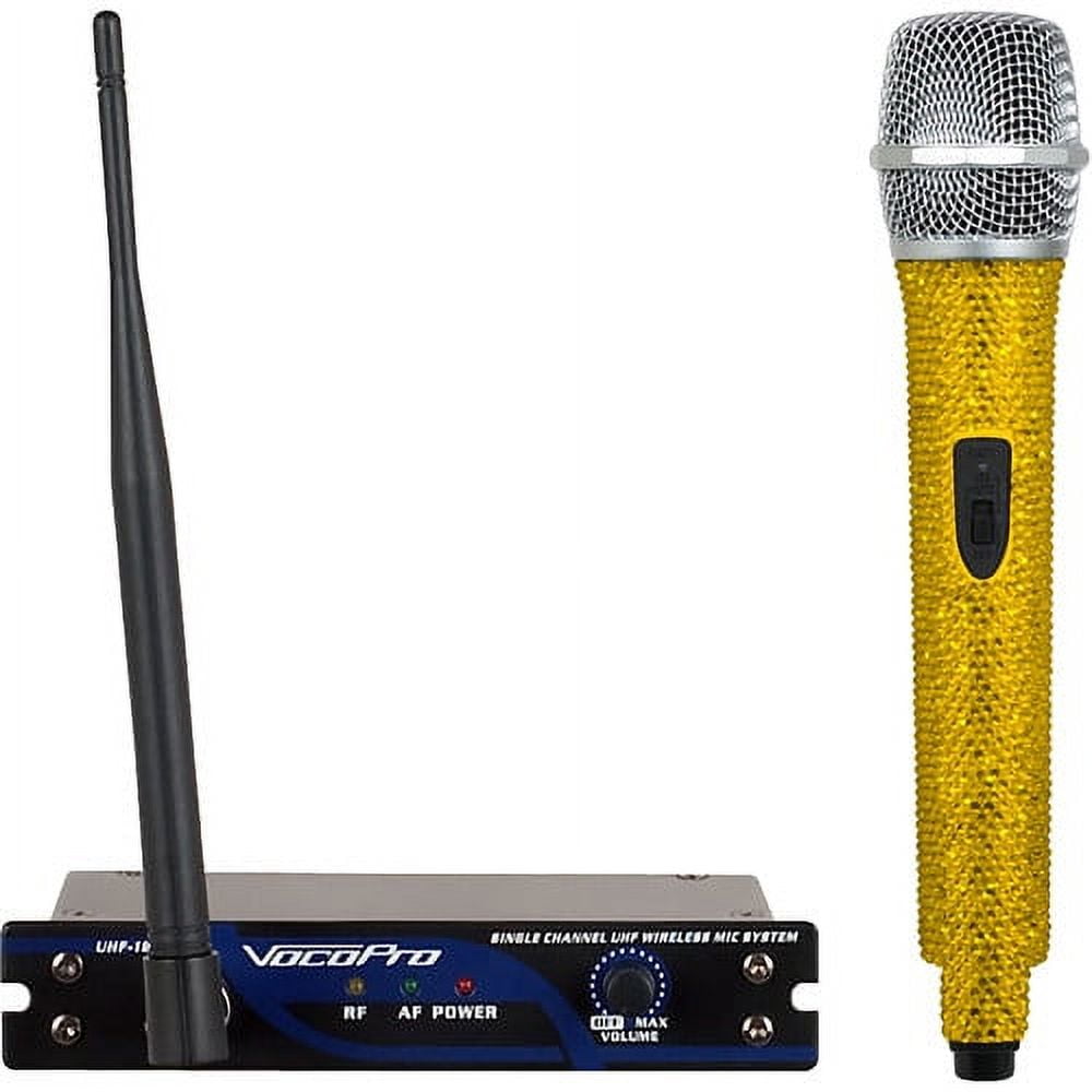 VocoPro PA System UHF-18-DIAMOND-9J-AMBER - Walmart.com