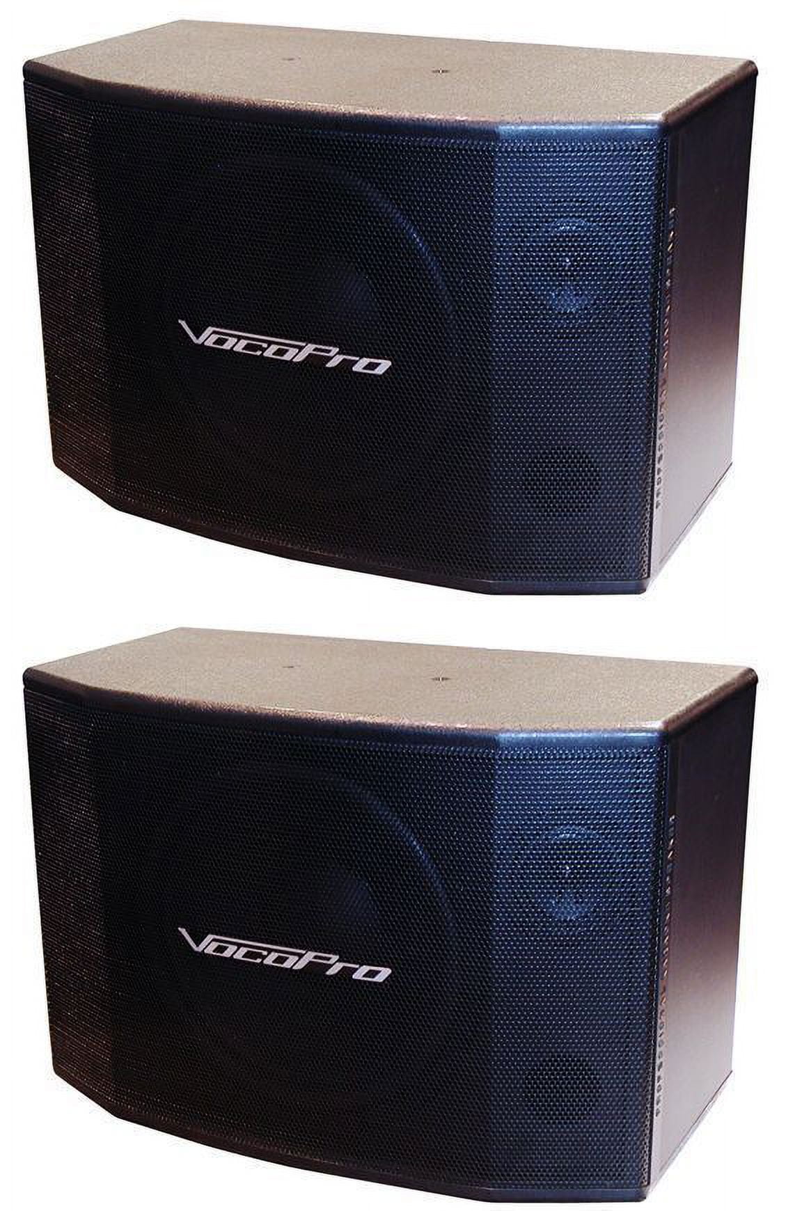 VocoPro Pair of 12 inch 2-Way 300 Watts Vocal Speakers - SV-600 ...