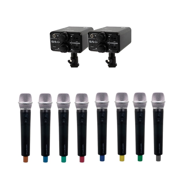 VocoPro - Portable Eight Handheld Field/Camera-Mountable Wireless ...