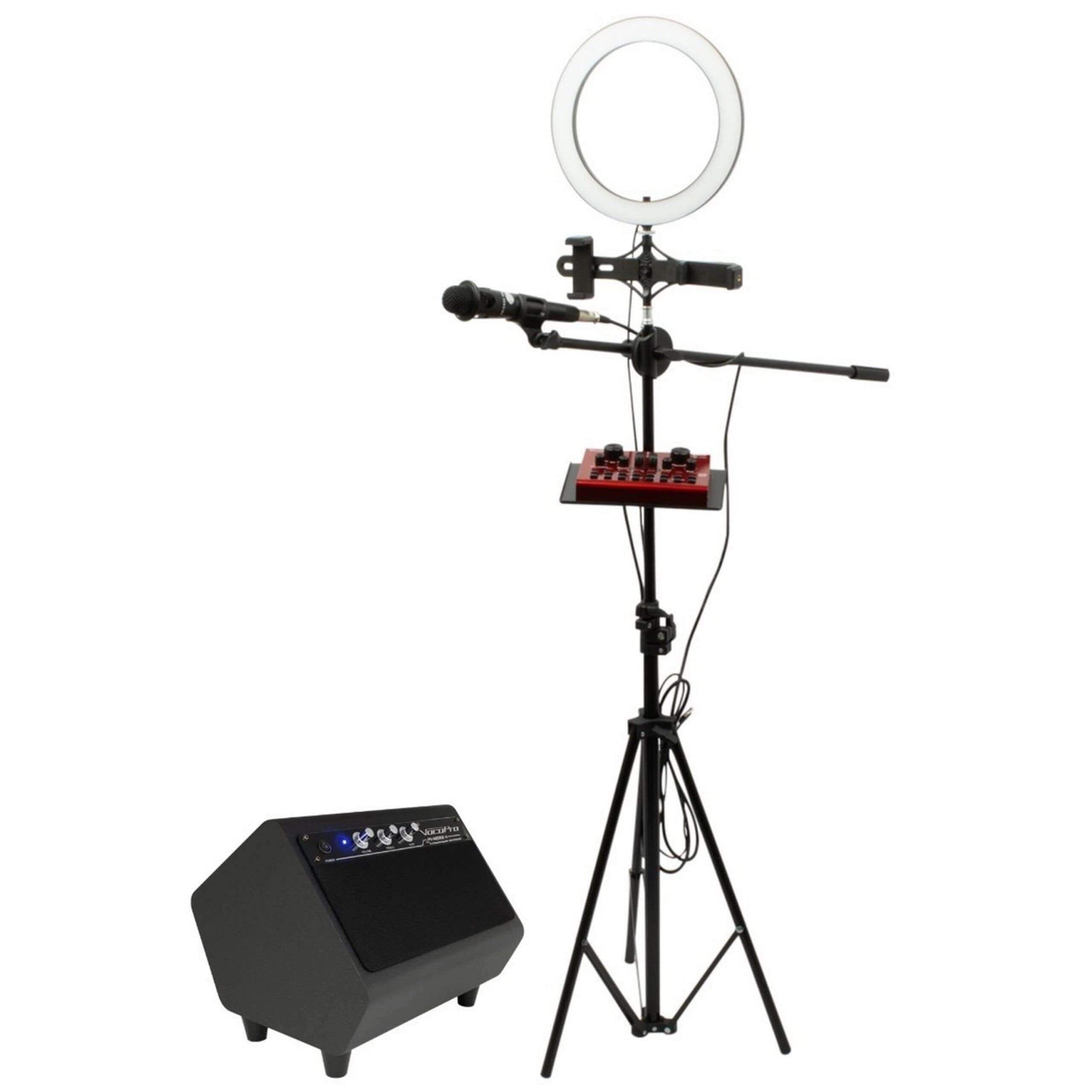 VocoPro STREAMERLIVEPRO 100W Karaoke Recording & Streaming Pack ...