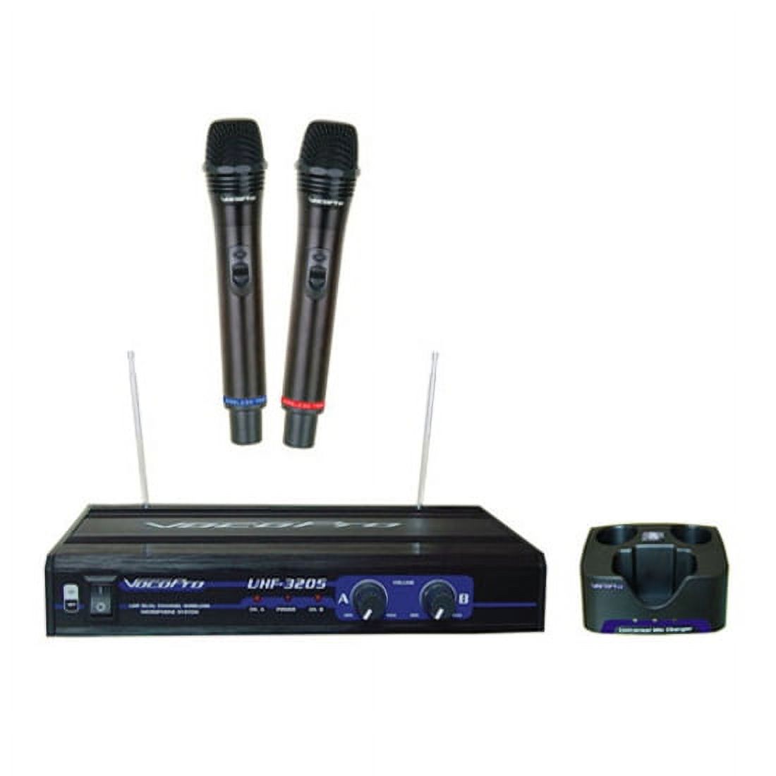VocoPro UHF-3205 Dual-Channel Wireless Microphone System - Walmart.com