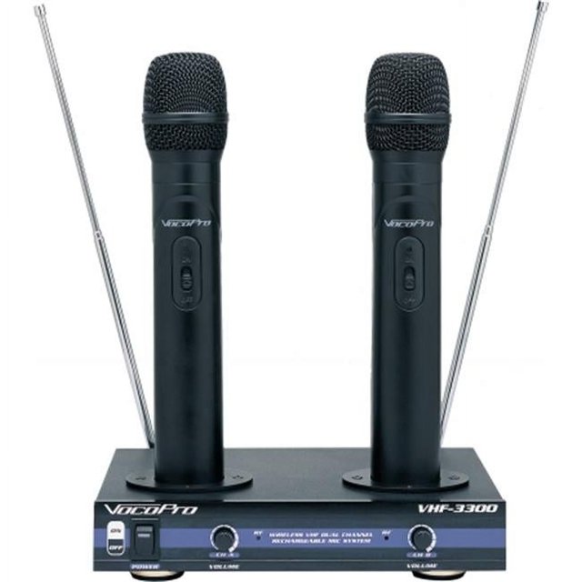 VocoPro VHF-3300 Rechargeable Wireless Microphone - Walmart.com
