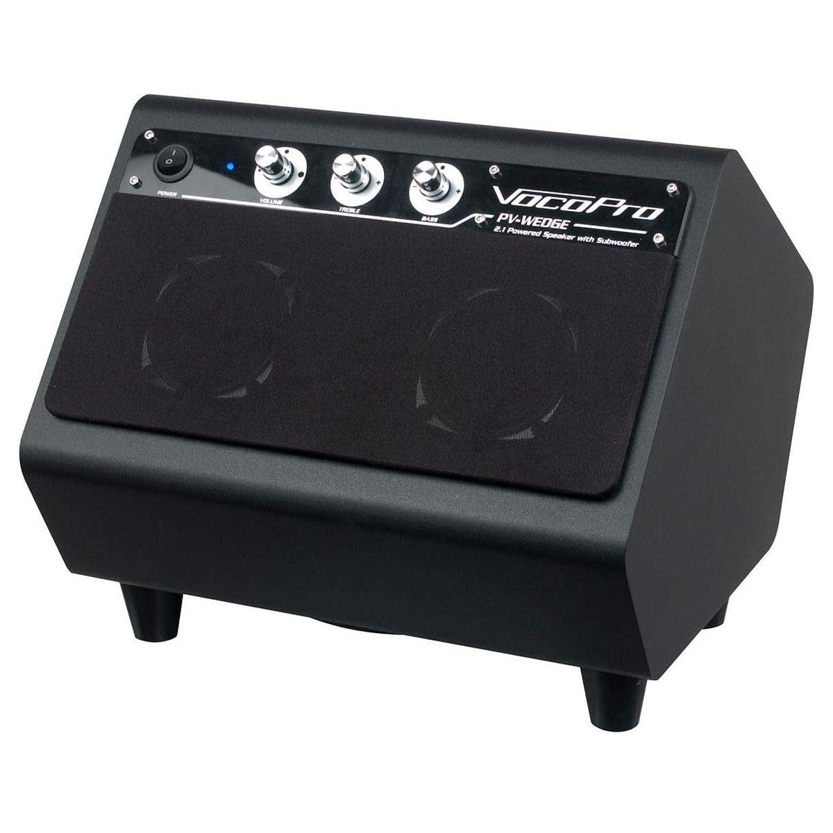 VocoPro PVWEDGE 100W 2.1POWERED Speaker W B WOF PV-Wedge - Walmart ...