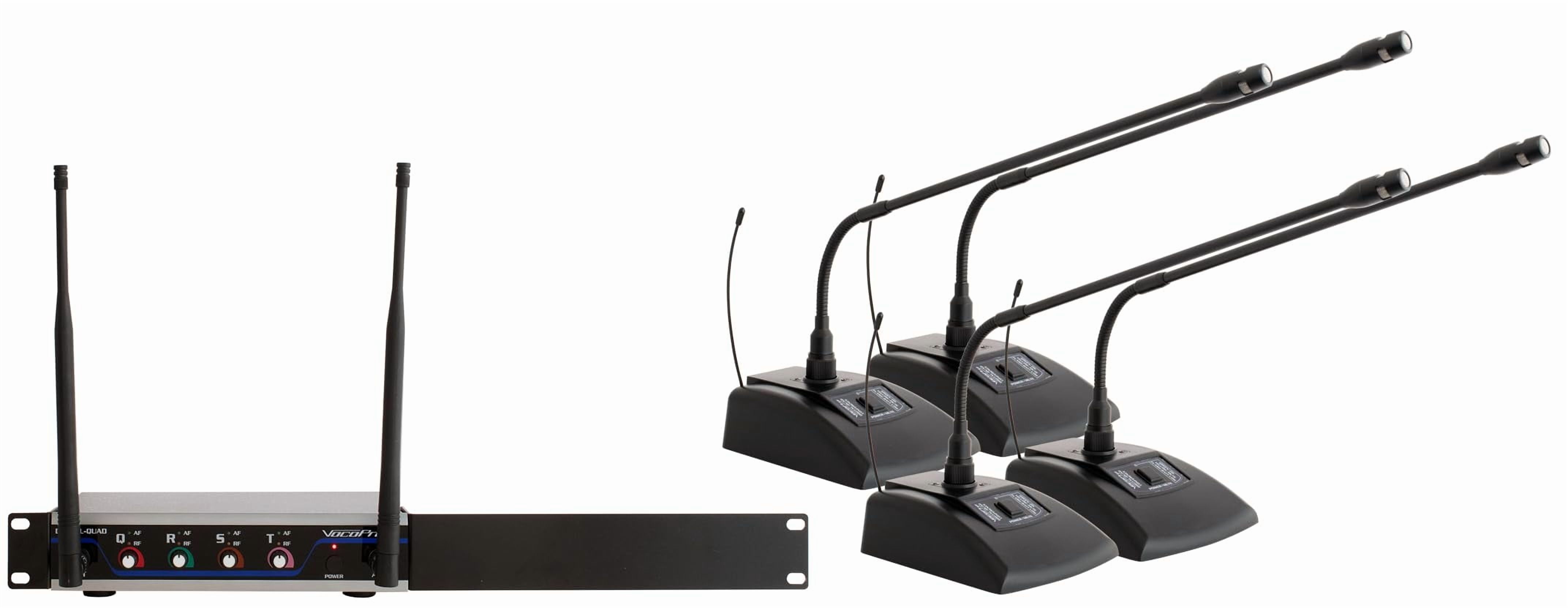VocoPro Digital-Quad-Conference 4-Channel UHF Digital Wireless ...