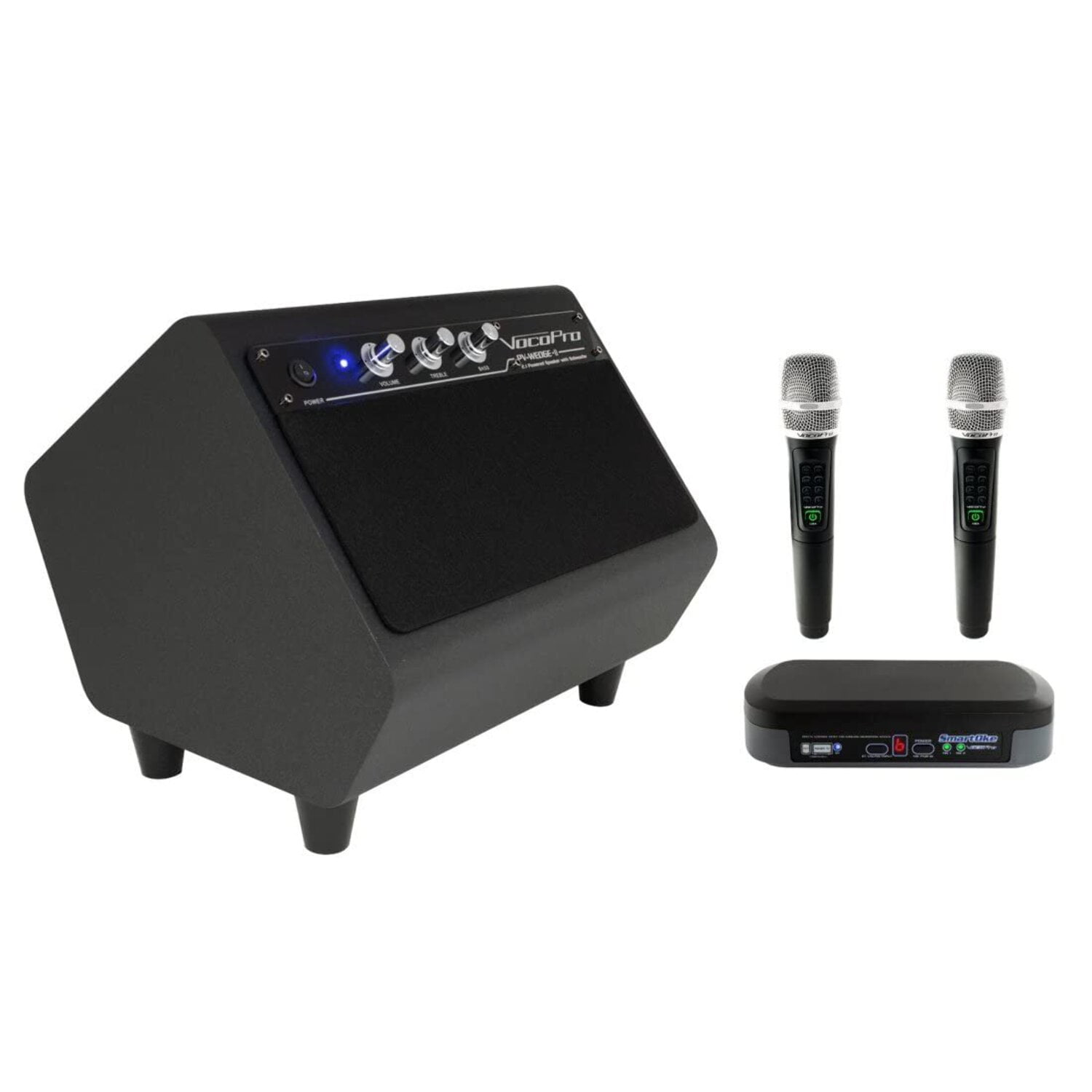 Vocopro Karaoke Mixer with Two Wireless Mic - Walmart.com