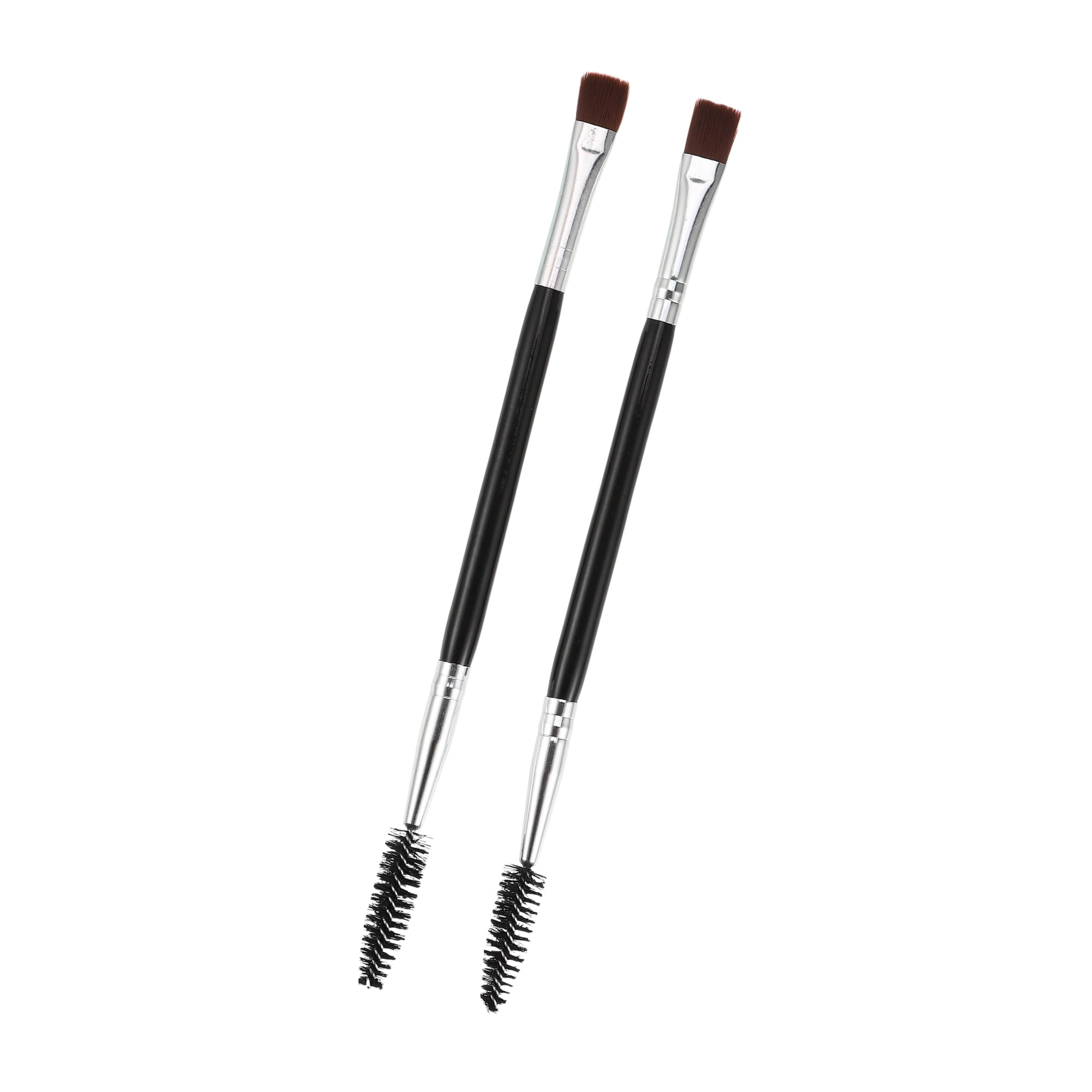 Vocoste 2 Pcs Double-ended Makeup Brush Set Eyebrow Brush Threaded ...
