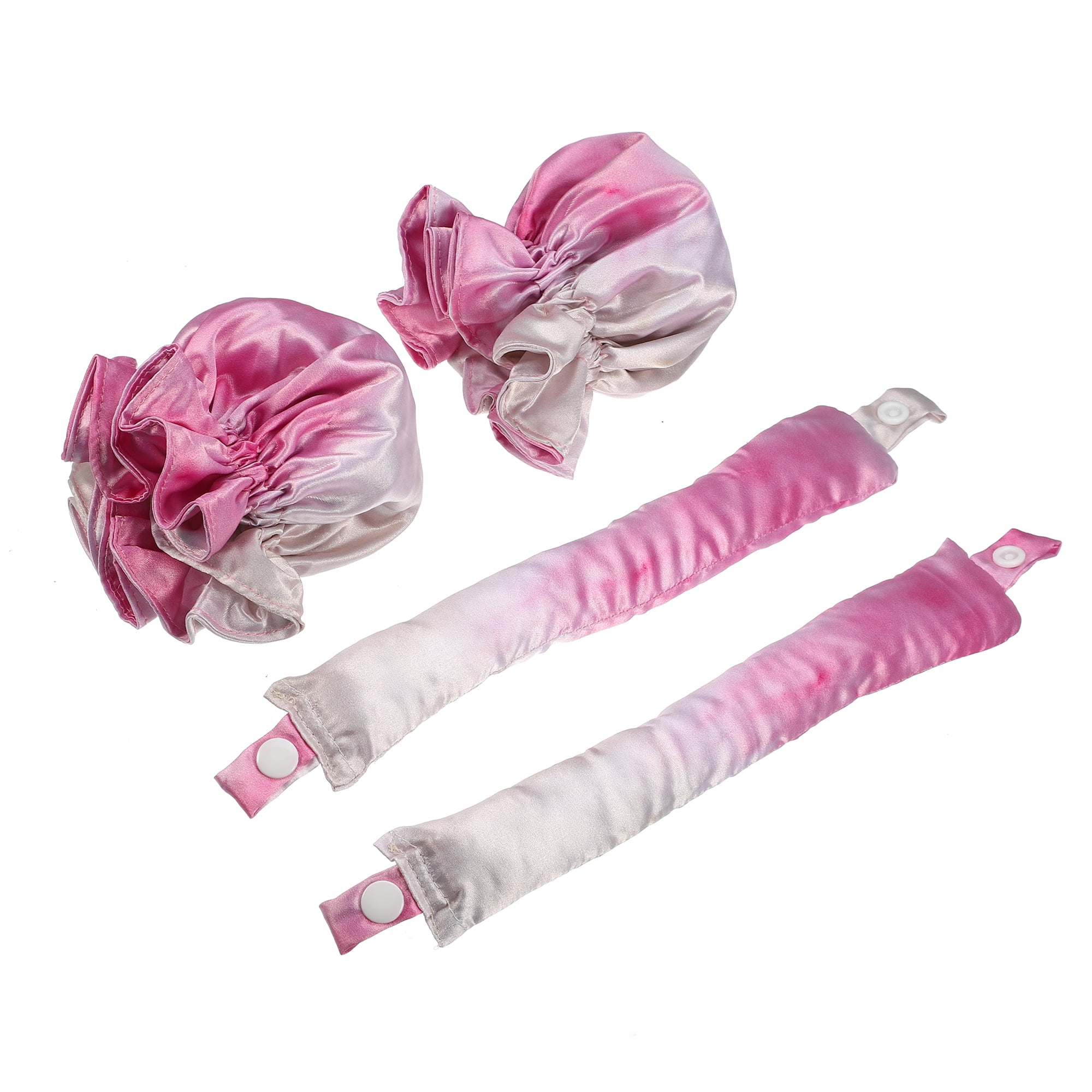 Vocoste 4 Pcs Heatless Hair Curler Satin Heatless Curling Rod Headband ...