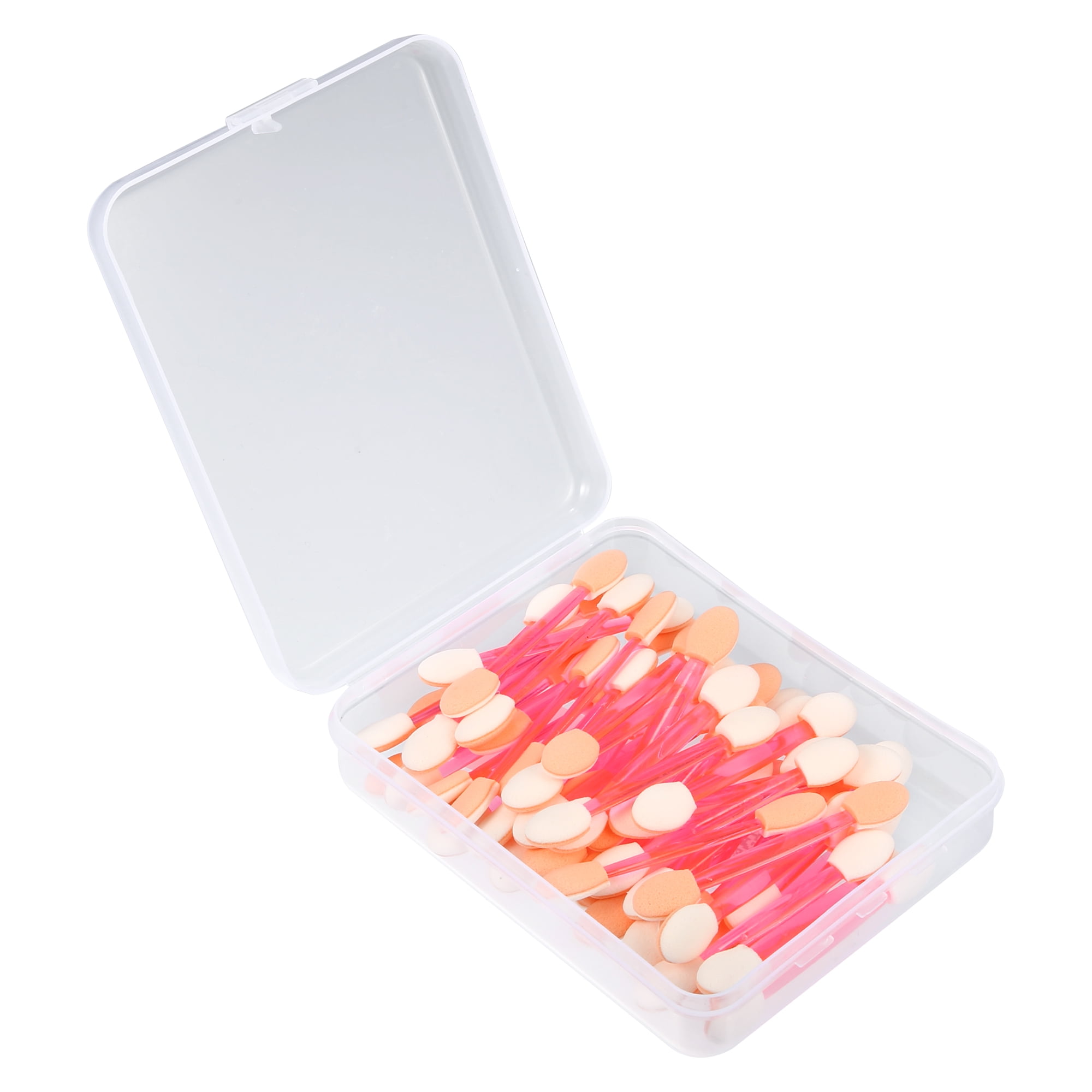 Vocoste 50 Pcs Dual Sides Eye Shadow Sponge Applicators with Container ...