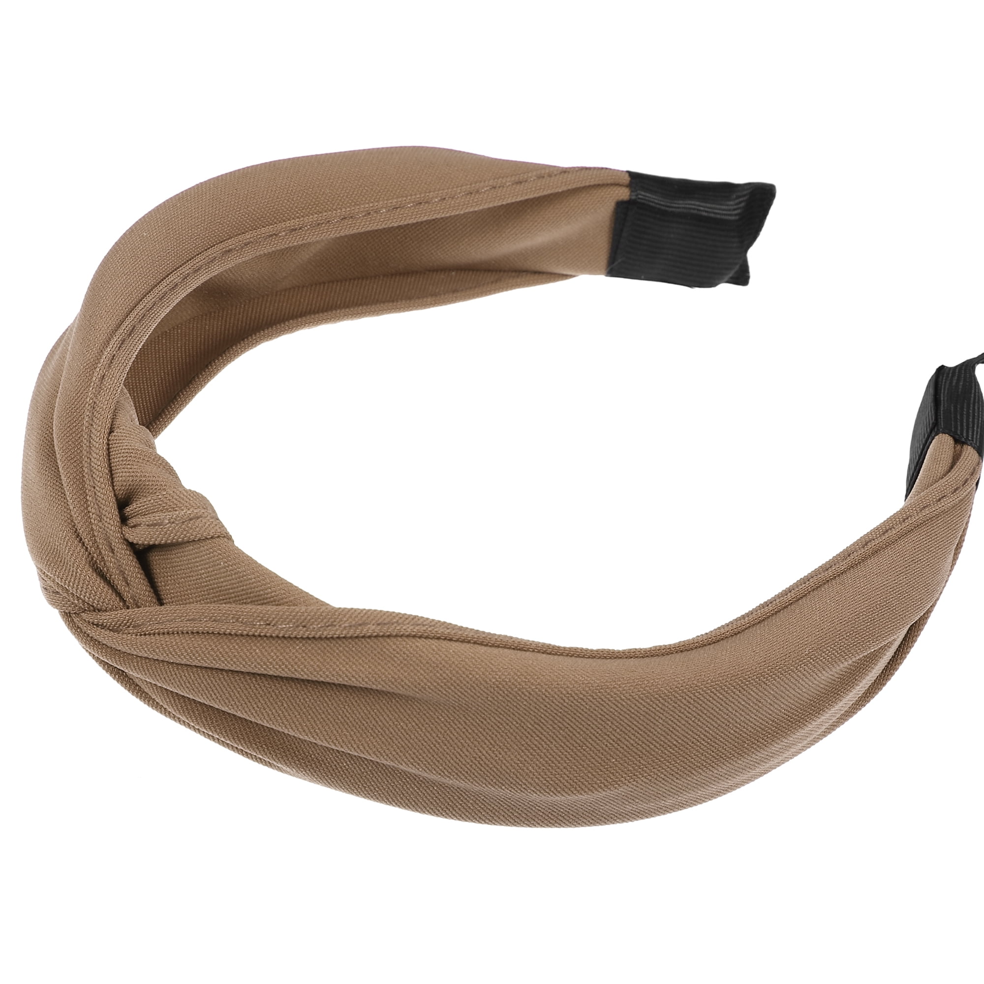 Vocoste Satin Knot Headband Hairband for Women Light Brown 1.2 Inch ...