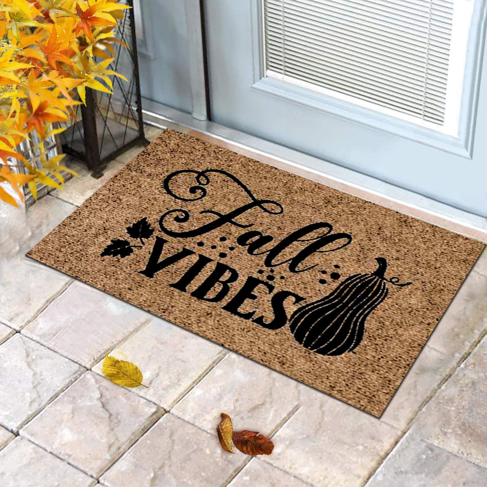 Vocy Carpet Cleaner Solution Carpet Powder Thanksgiving Home Autumn Front Door Door Mat Carpet ...