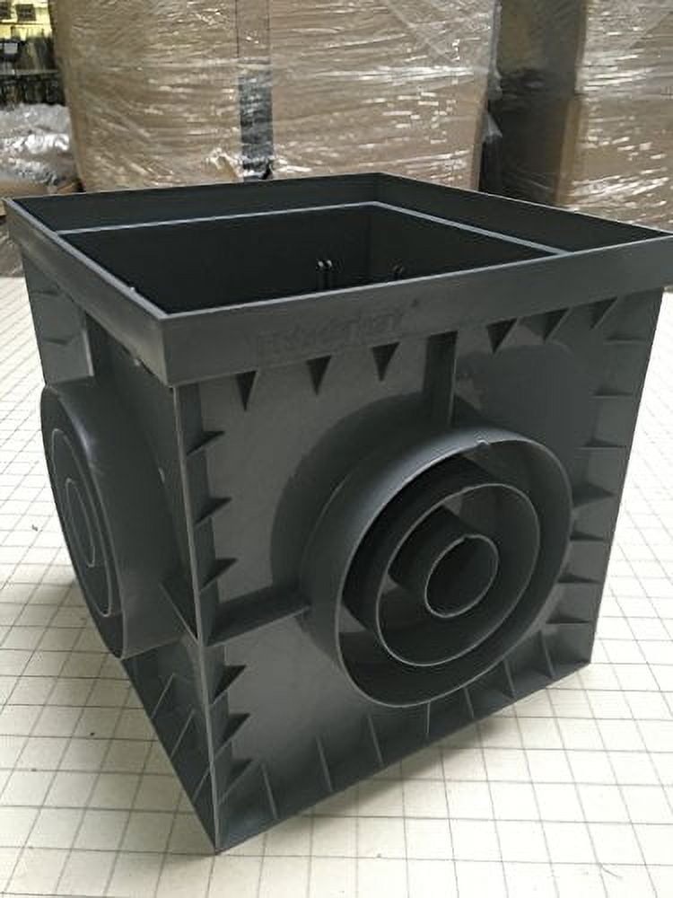 Vodaland - 12x12 inch Catch Basin with Debris Basket - No Grate ...