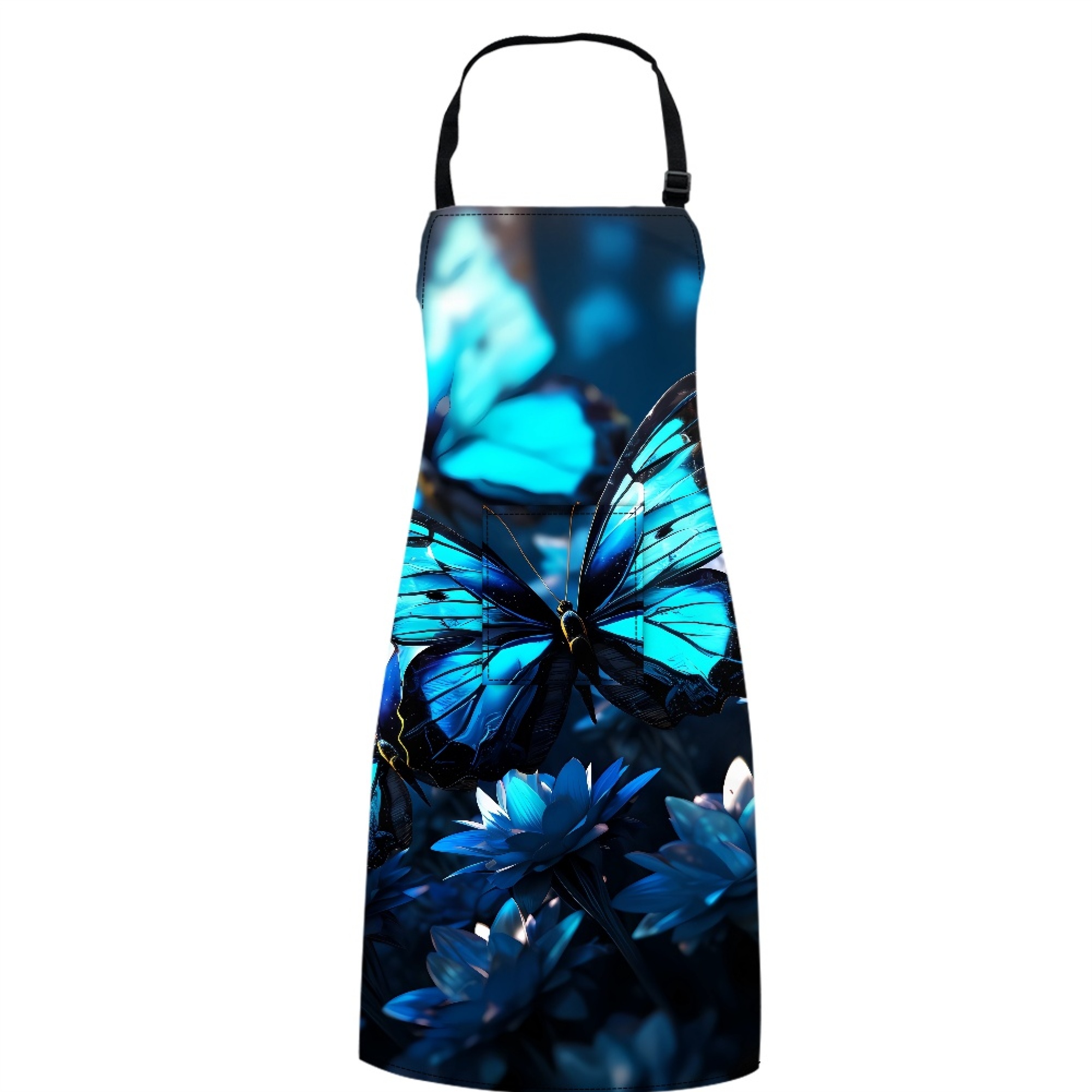 Vodetik Store Aprons for Men with Pockets Waterproof Butterfly Chef ...