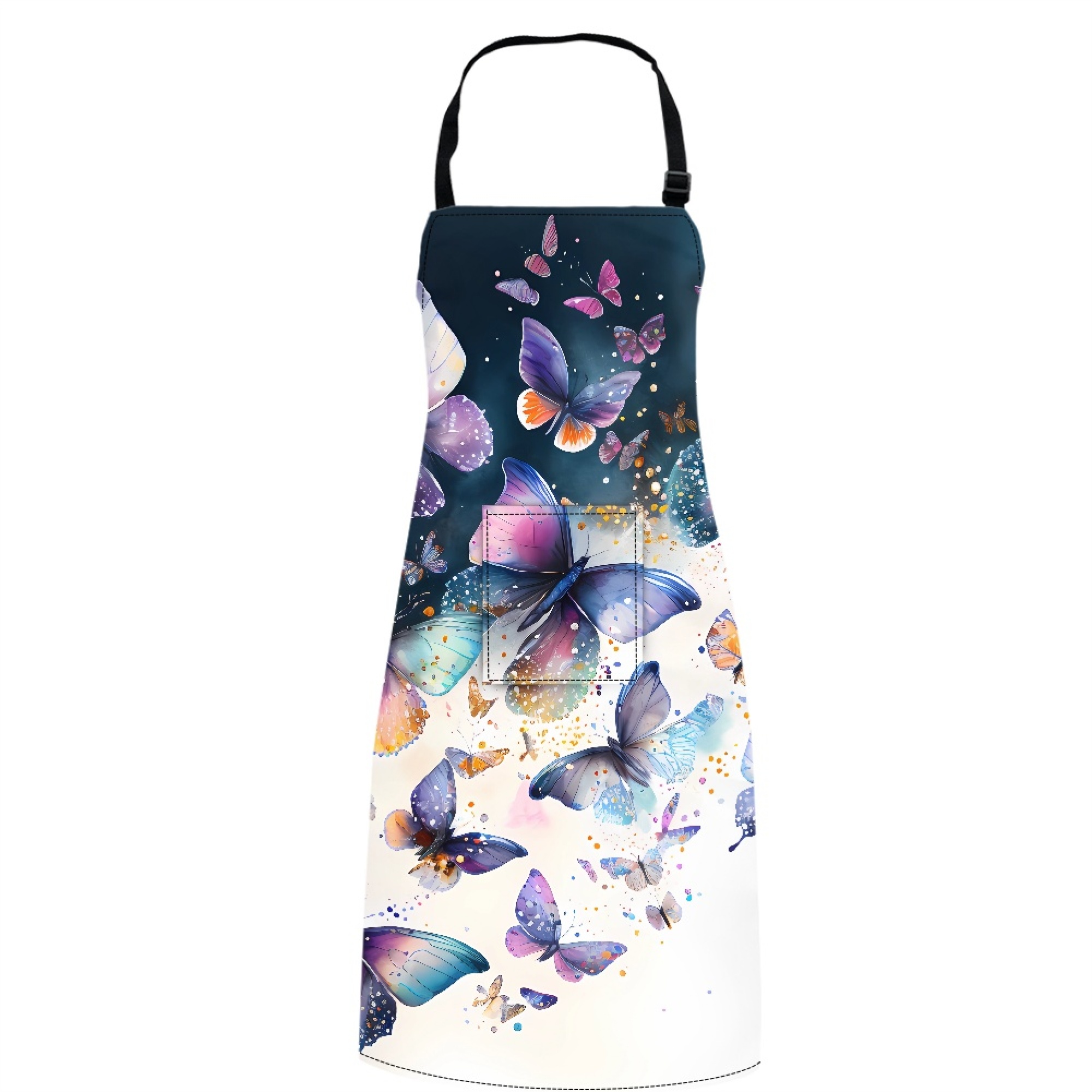 Vodetik Store Aprons for Men with Pockets Waterproof Butterfly Chef ...