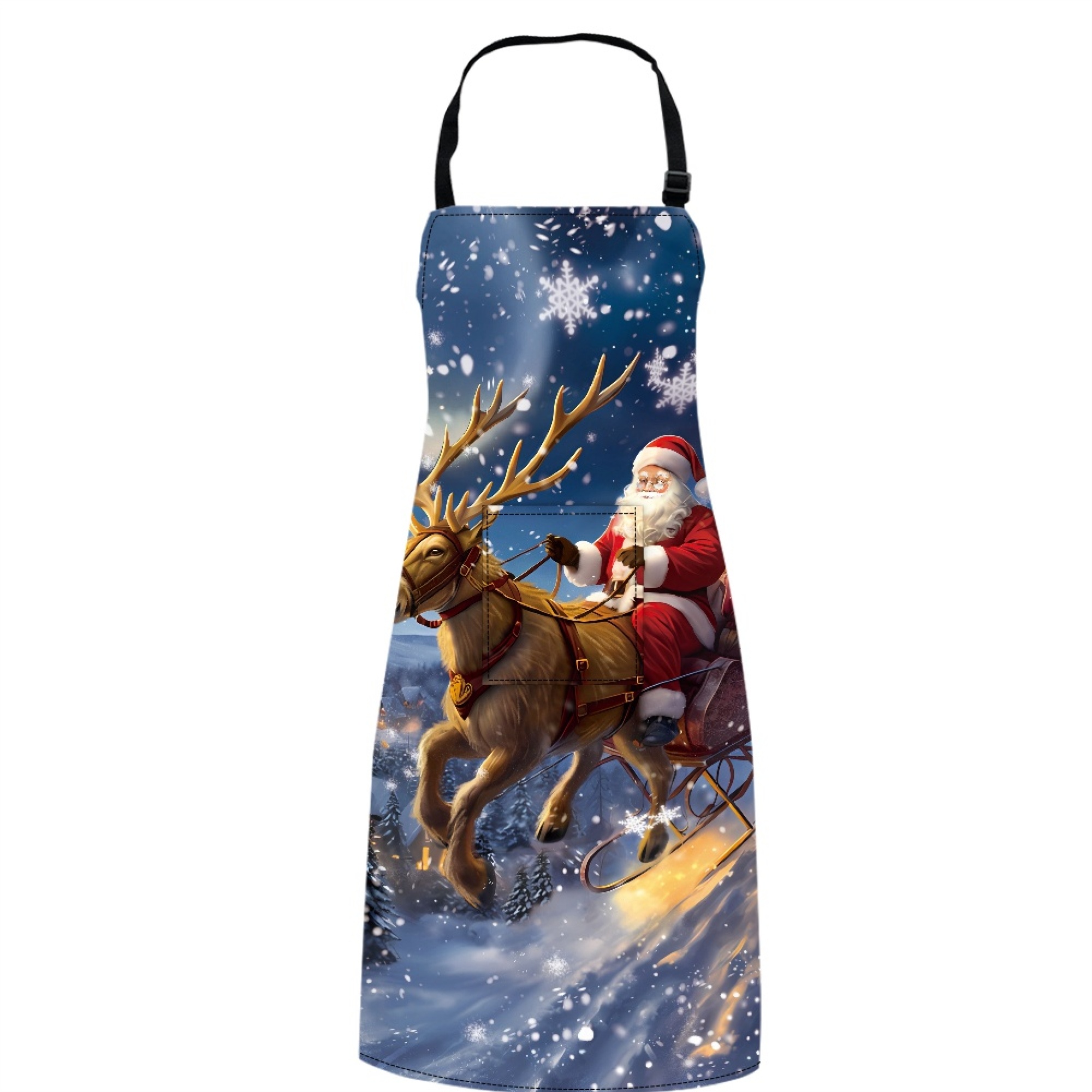 Vodetik Store Aprons for Men with Pockets Waterproof Christmas Chef ...
