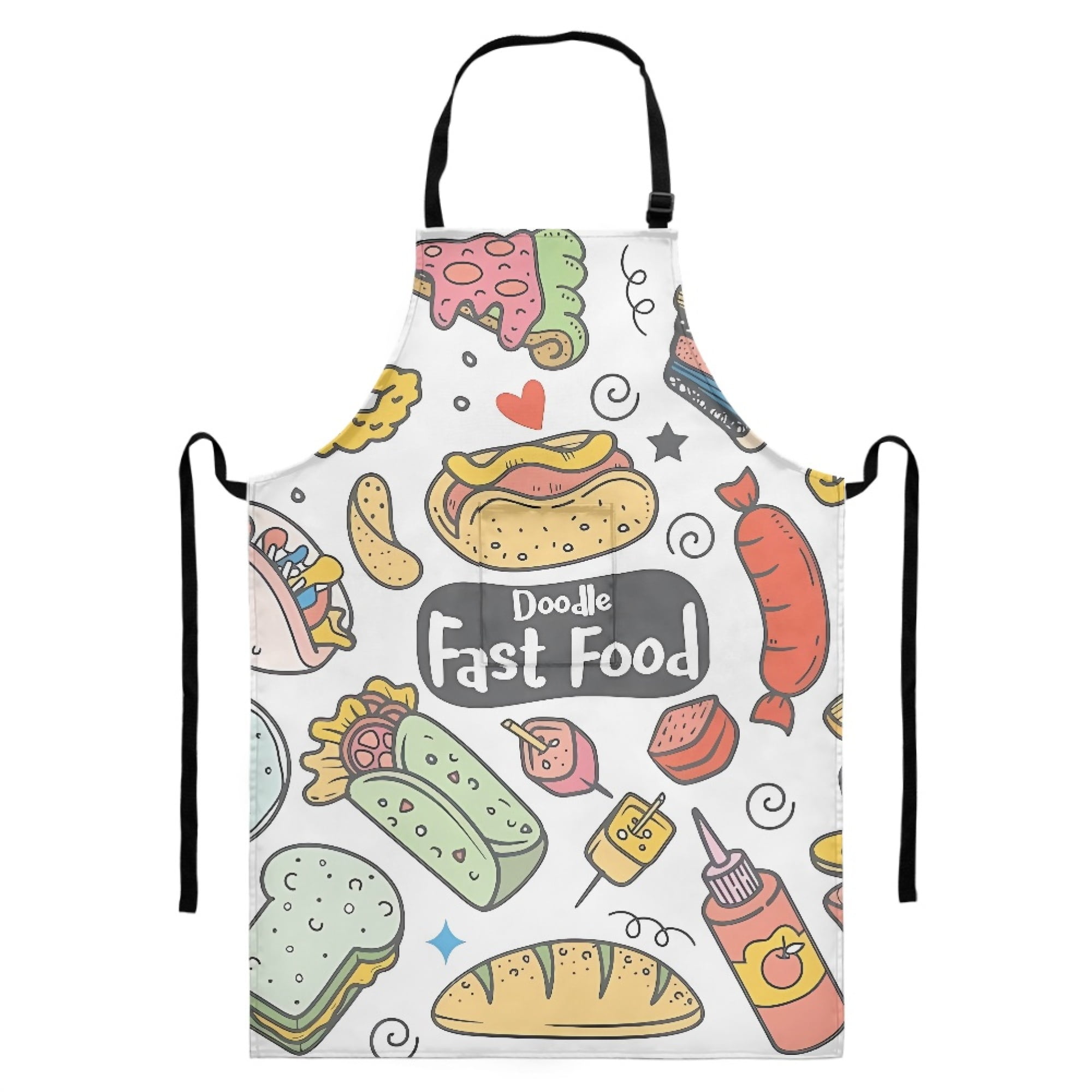 Vodetik Store Aprons for Men with Pockets Waterproof Food Chef Apron ...