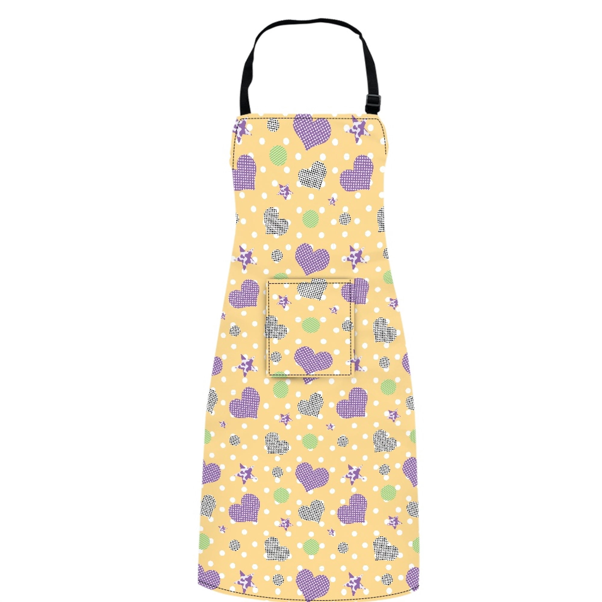 Vodetik Store Aprons for Men with Pockets Waterproof Love Heart Chef ...