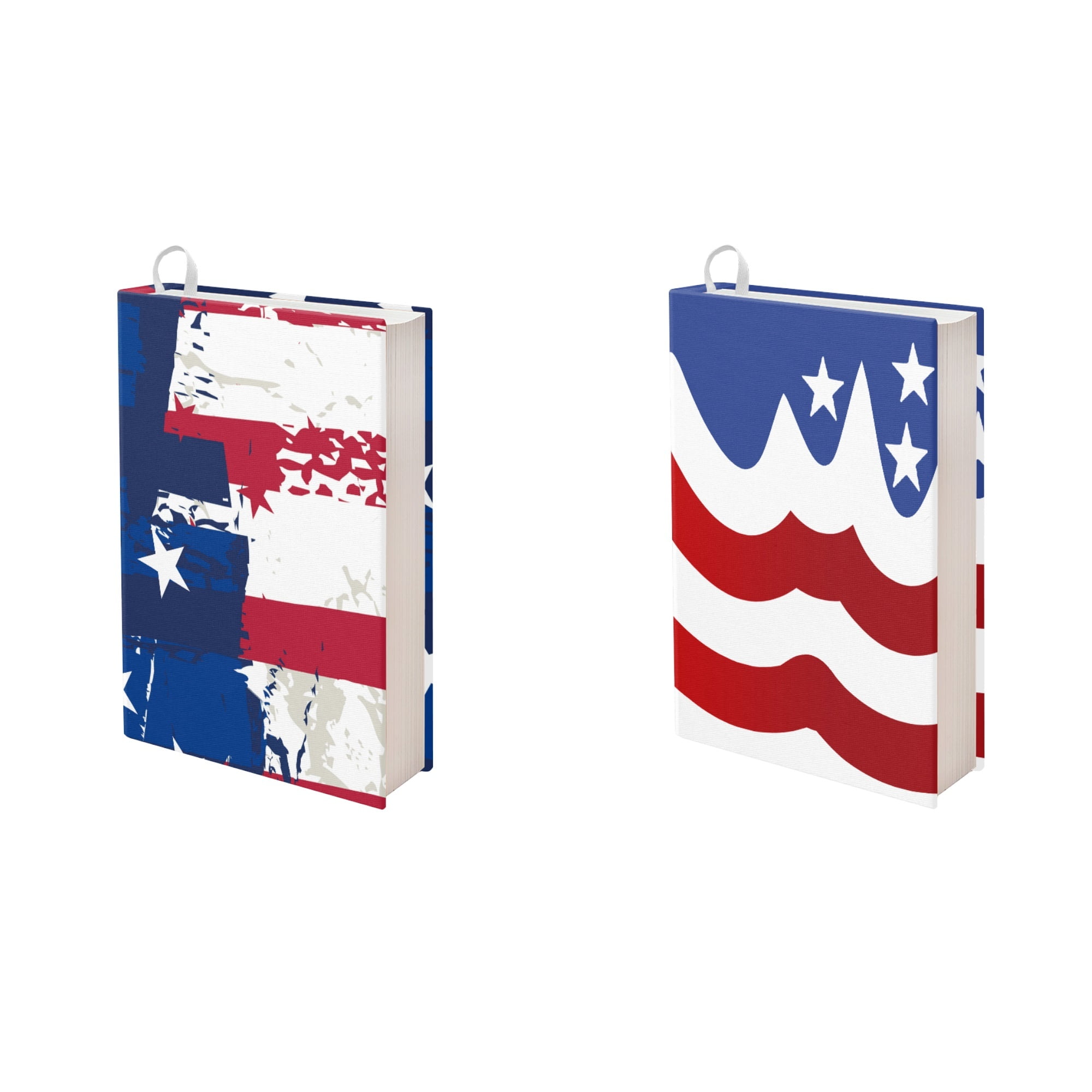 Vodetik Store Book Cover Stretchable American Flag Washable Soft Book ...