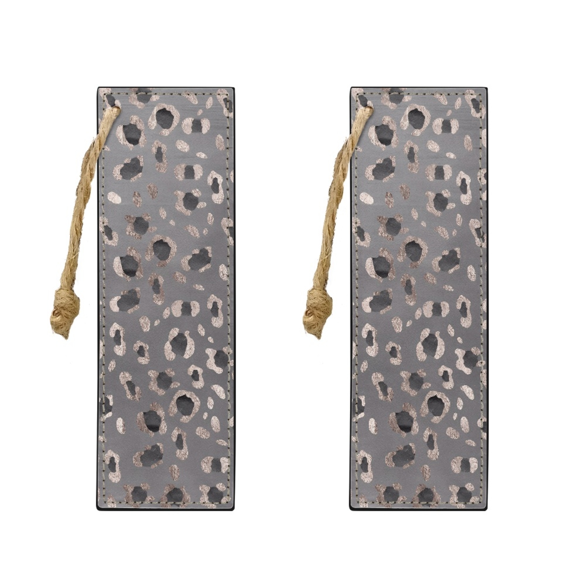 Vodetik Store Cheetah Leather Bookmarks for Men, Cute Handmade Book ...