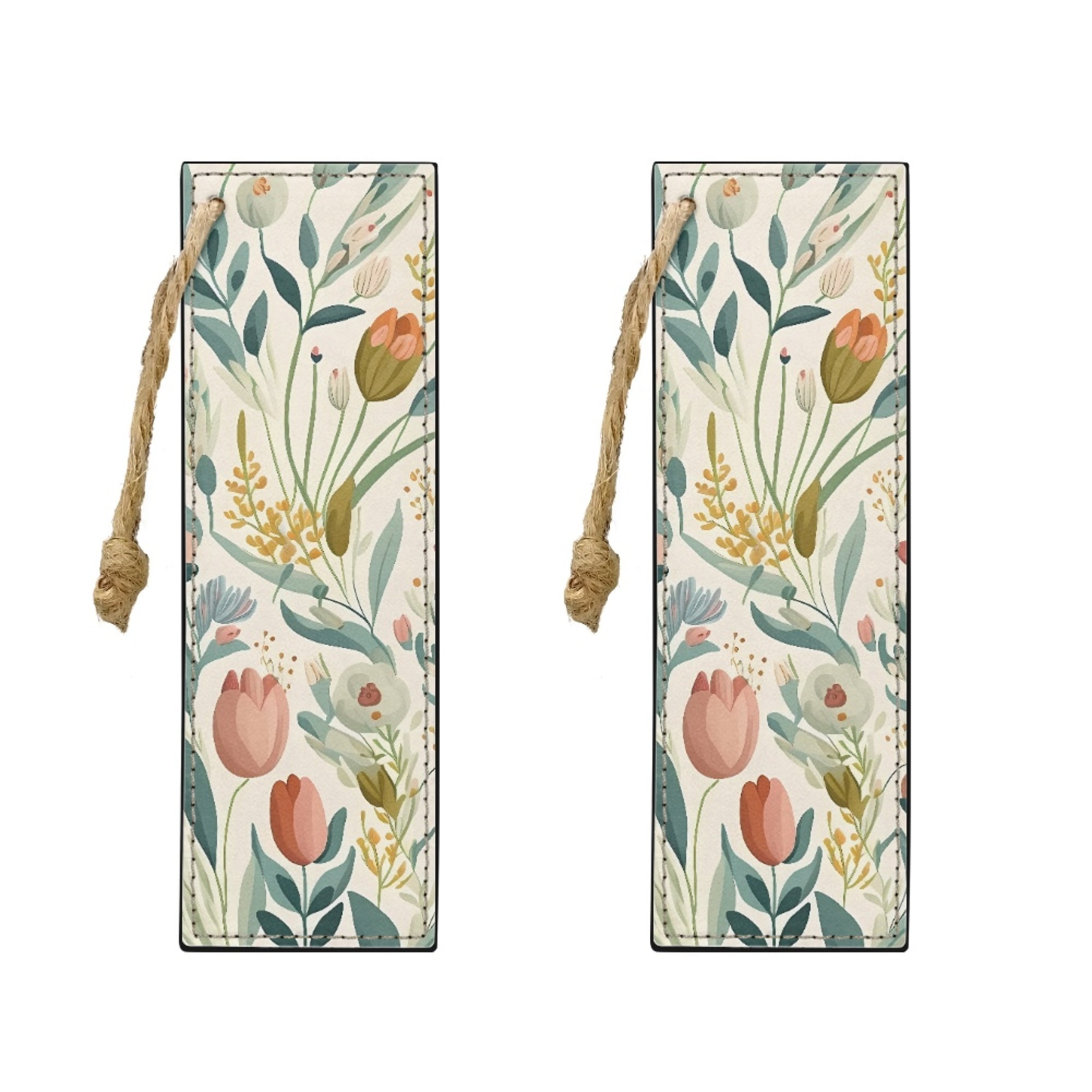 Vodetik Store Floral Leather Bookmarks for Kids Waterproof Leather Book ...