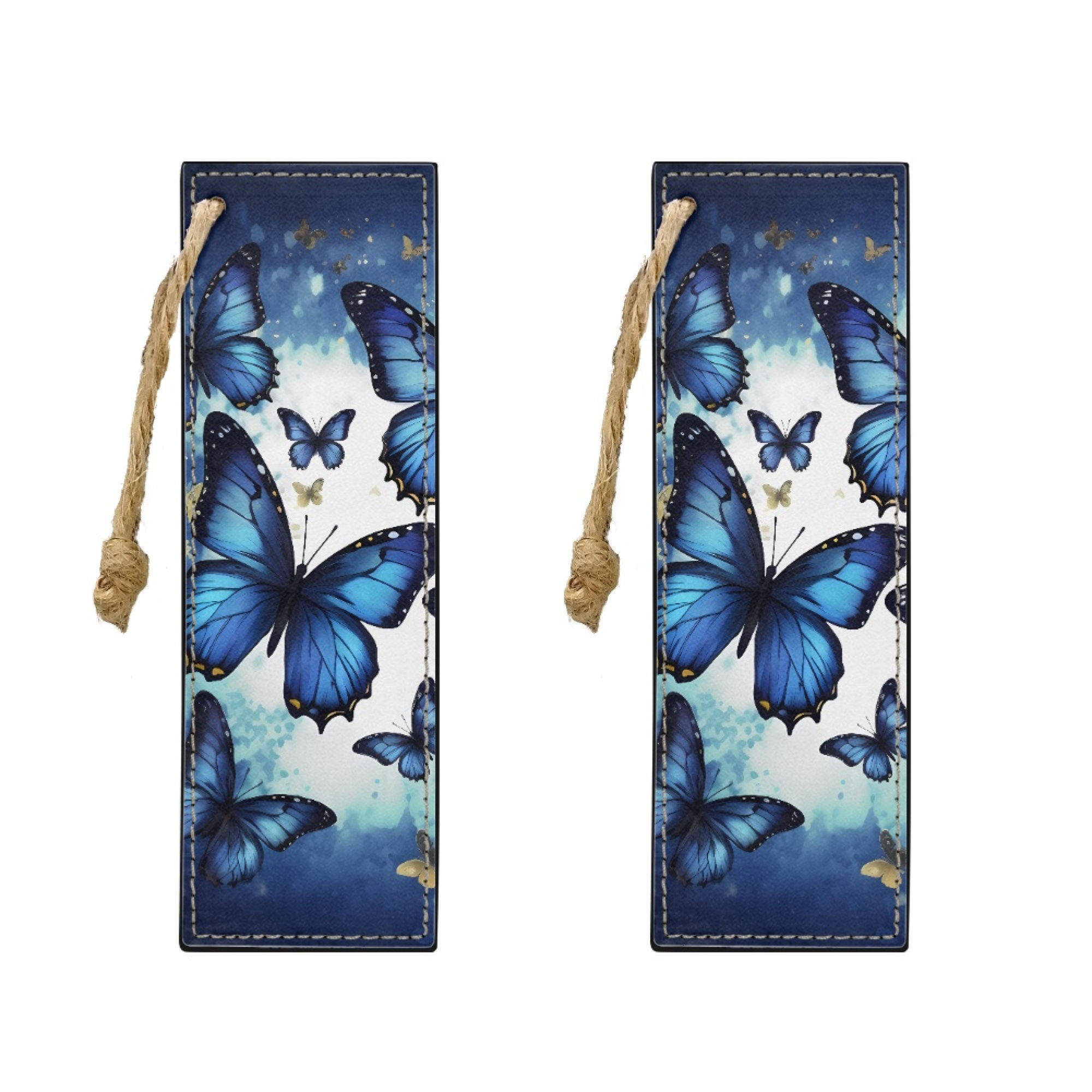 Vodetik Store Leather Bookmarks for Kids Smooth Butterfly Leather Book ...