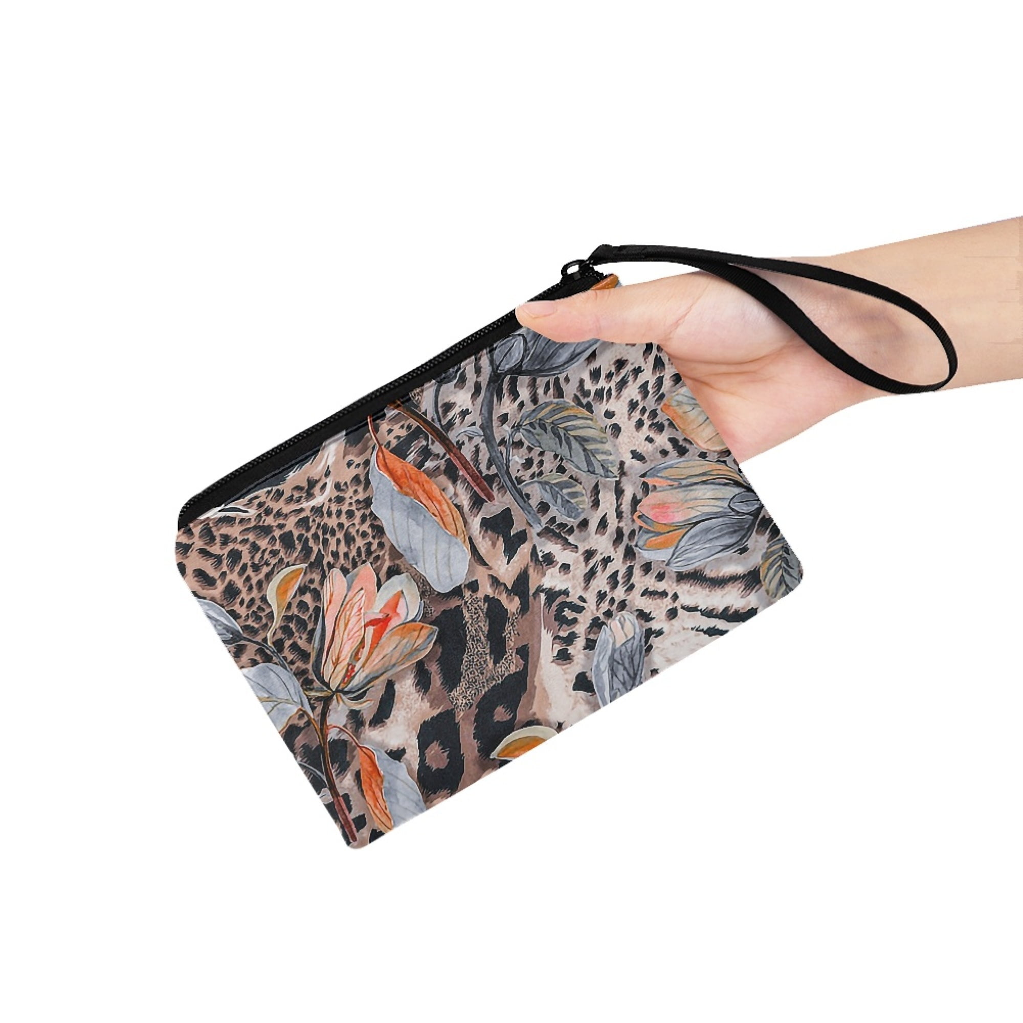 Vodetik Store Leopard Print Coin Purse for Girls Canvas Card Holder ...